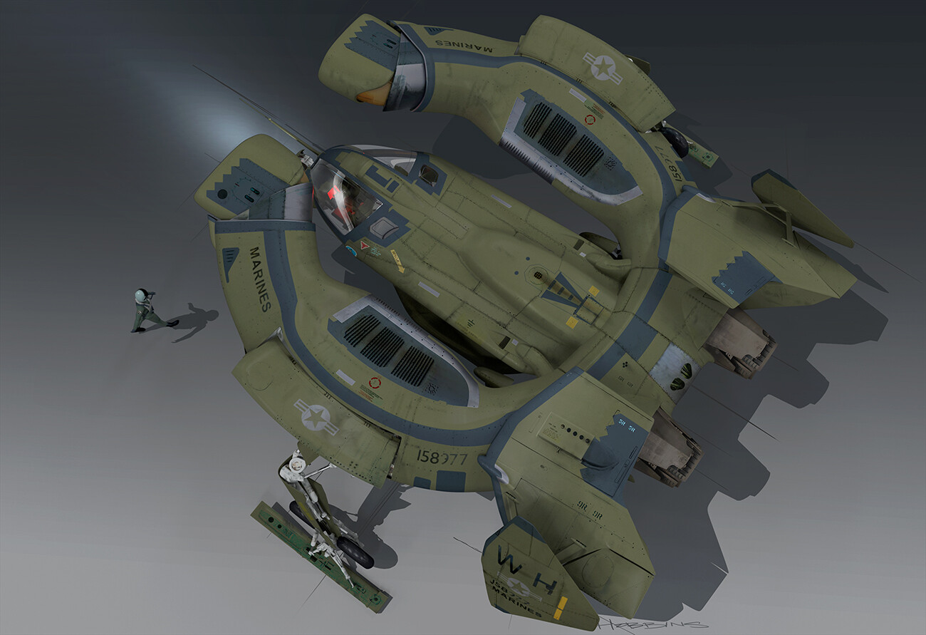 ArtStation - Husky Dropship