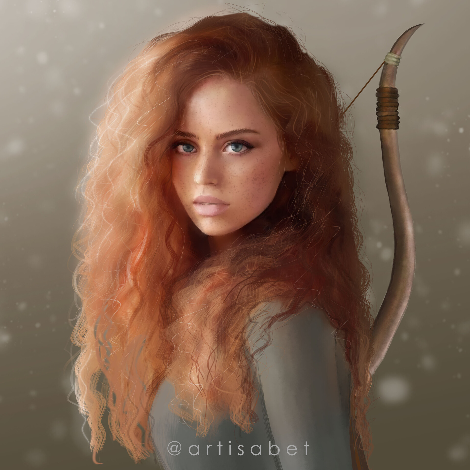 ArtStation - Merida - Brave fan art
