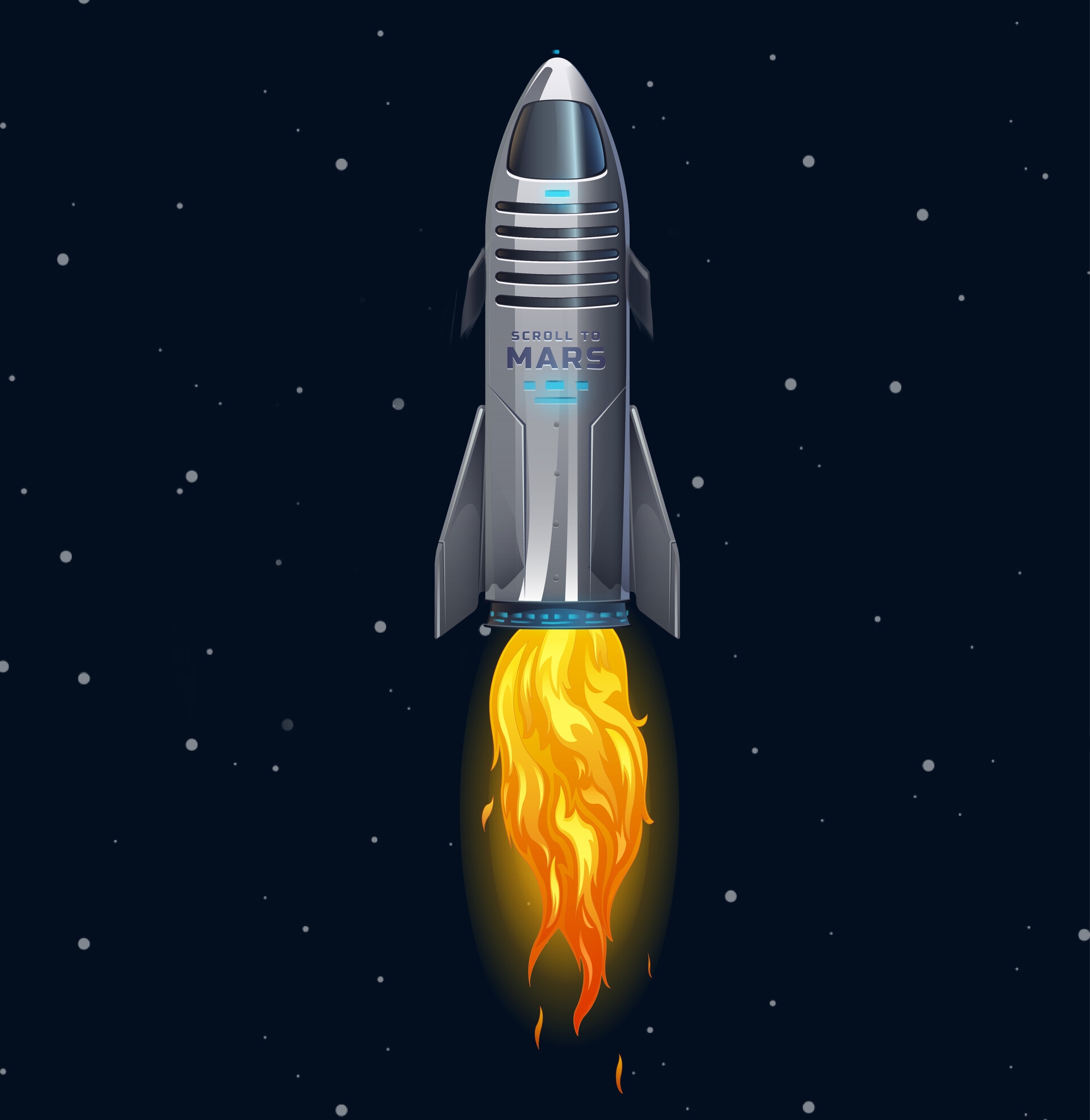 ArtStation - Rocket illustration for game