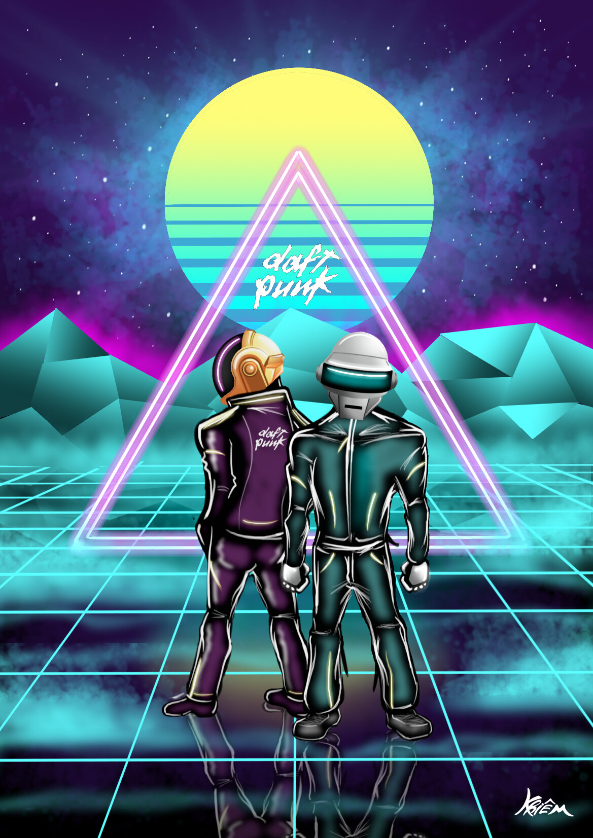 daft punk art