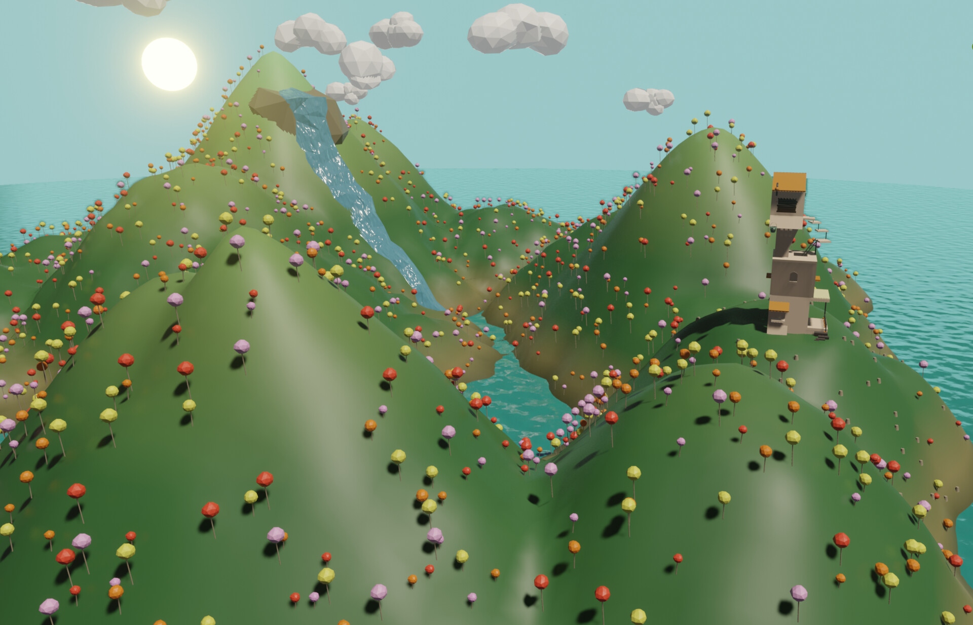 Max Curtiss - MI247 Project 2: Low-poly Environment - (Lorax Themed)