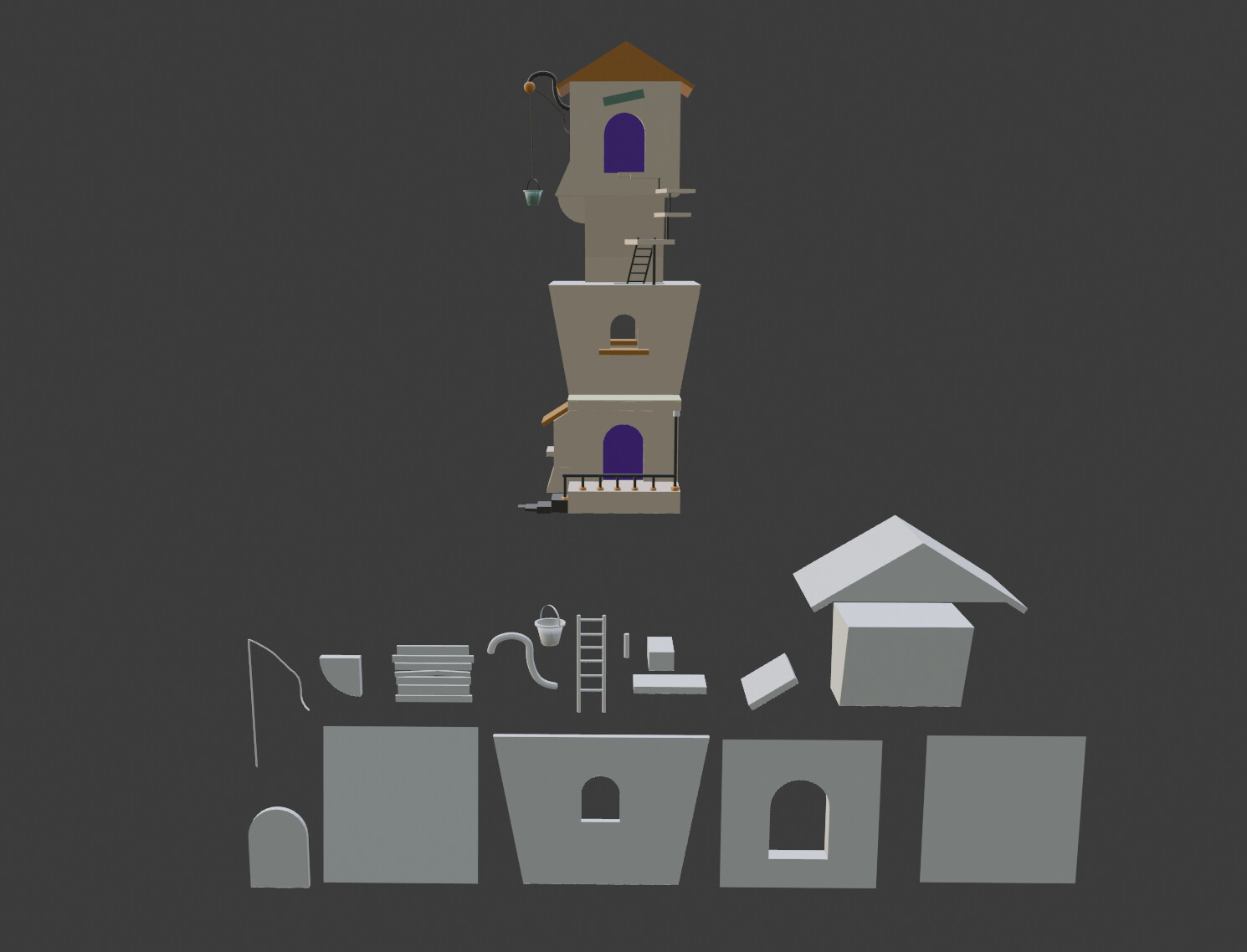 Max Curtiss - MI247 Project 2: Low-poly Environment - (Lorax Themed)