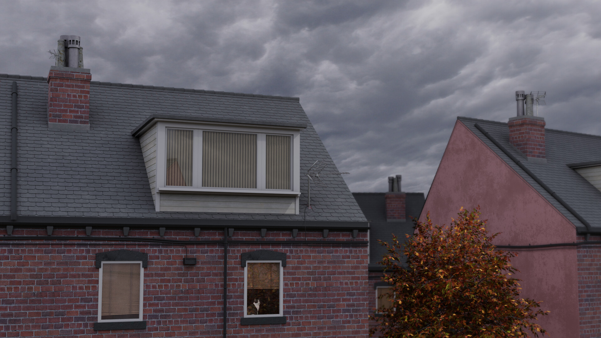 ArtStation - British roofs