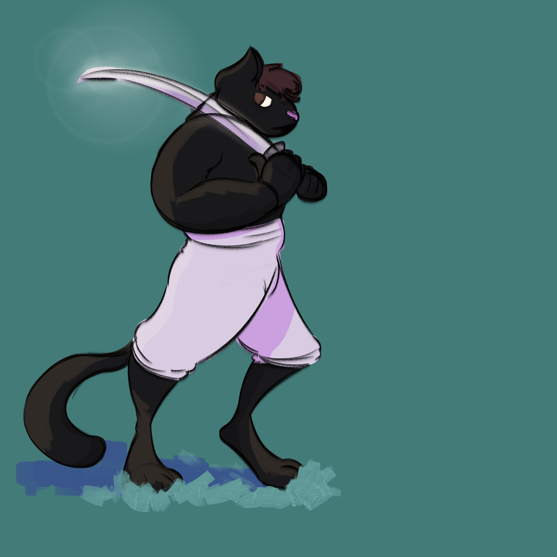 ArtStation - Samurai cat