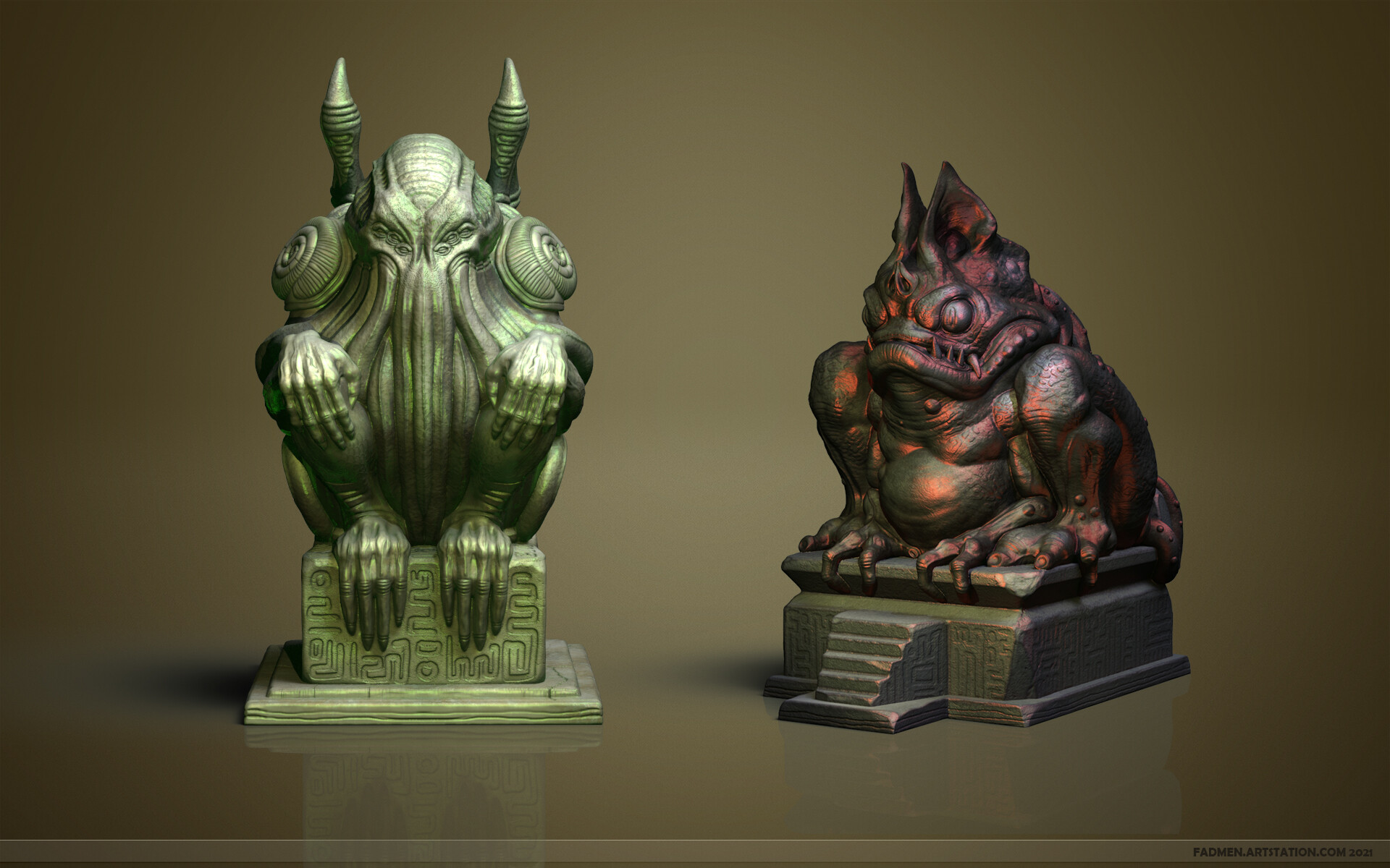 tsathoggua statue