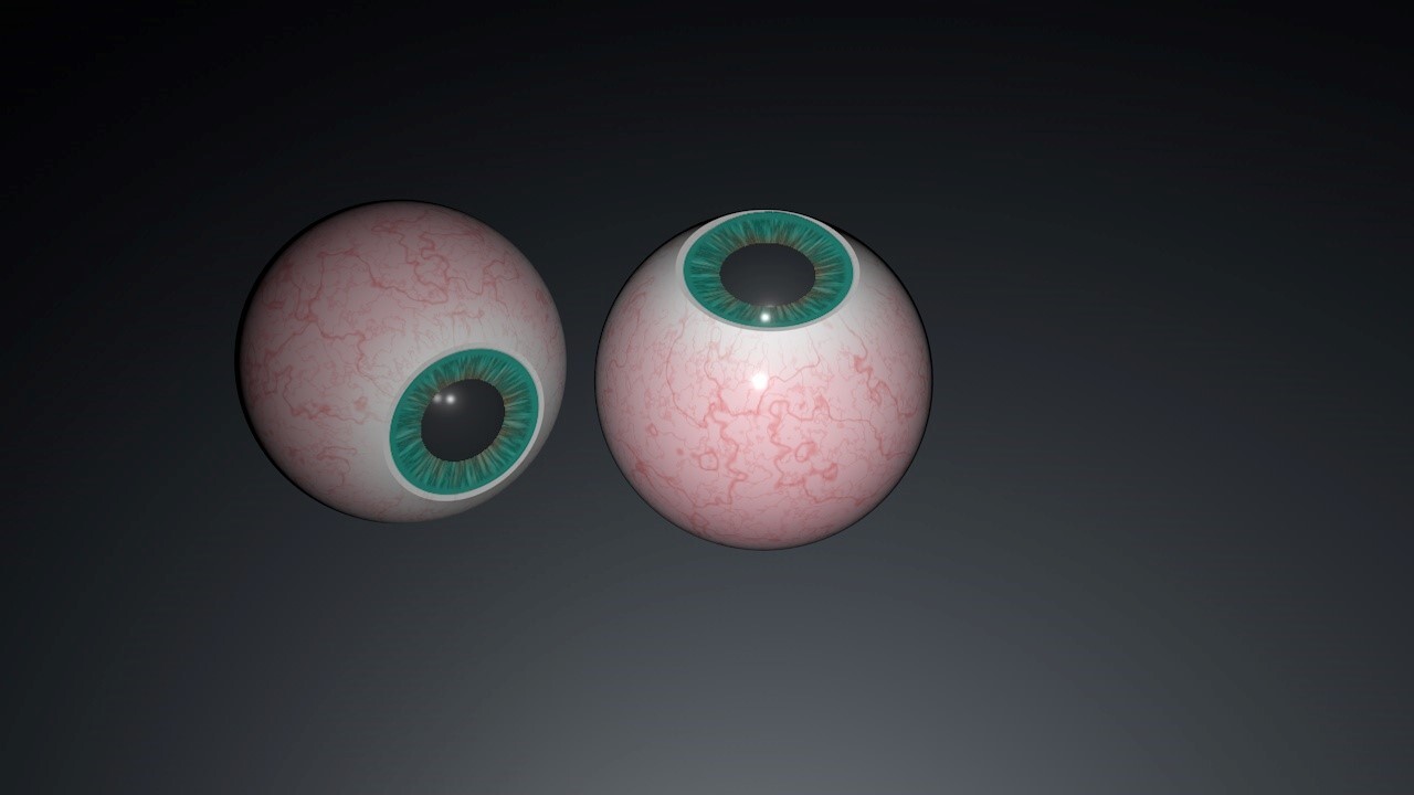 ArtStation - eye ball modeling