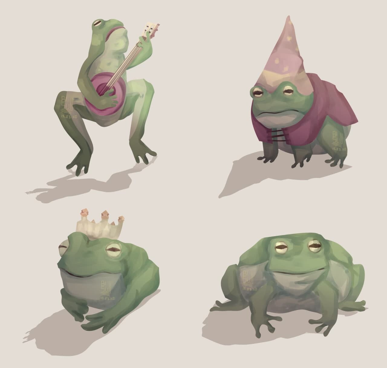 ArtStation - frogs FROGS