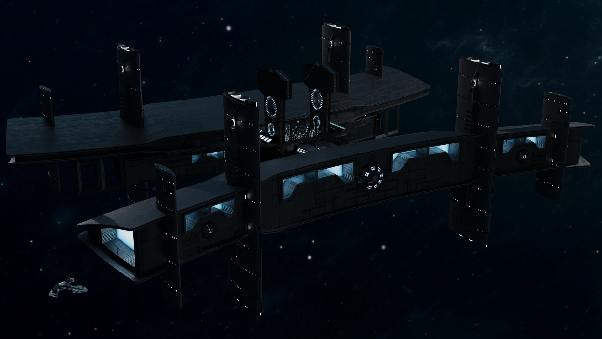 ArtStation - Asgard Valhalla Station Render