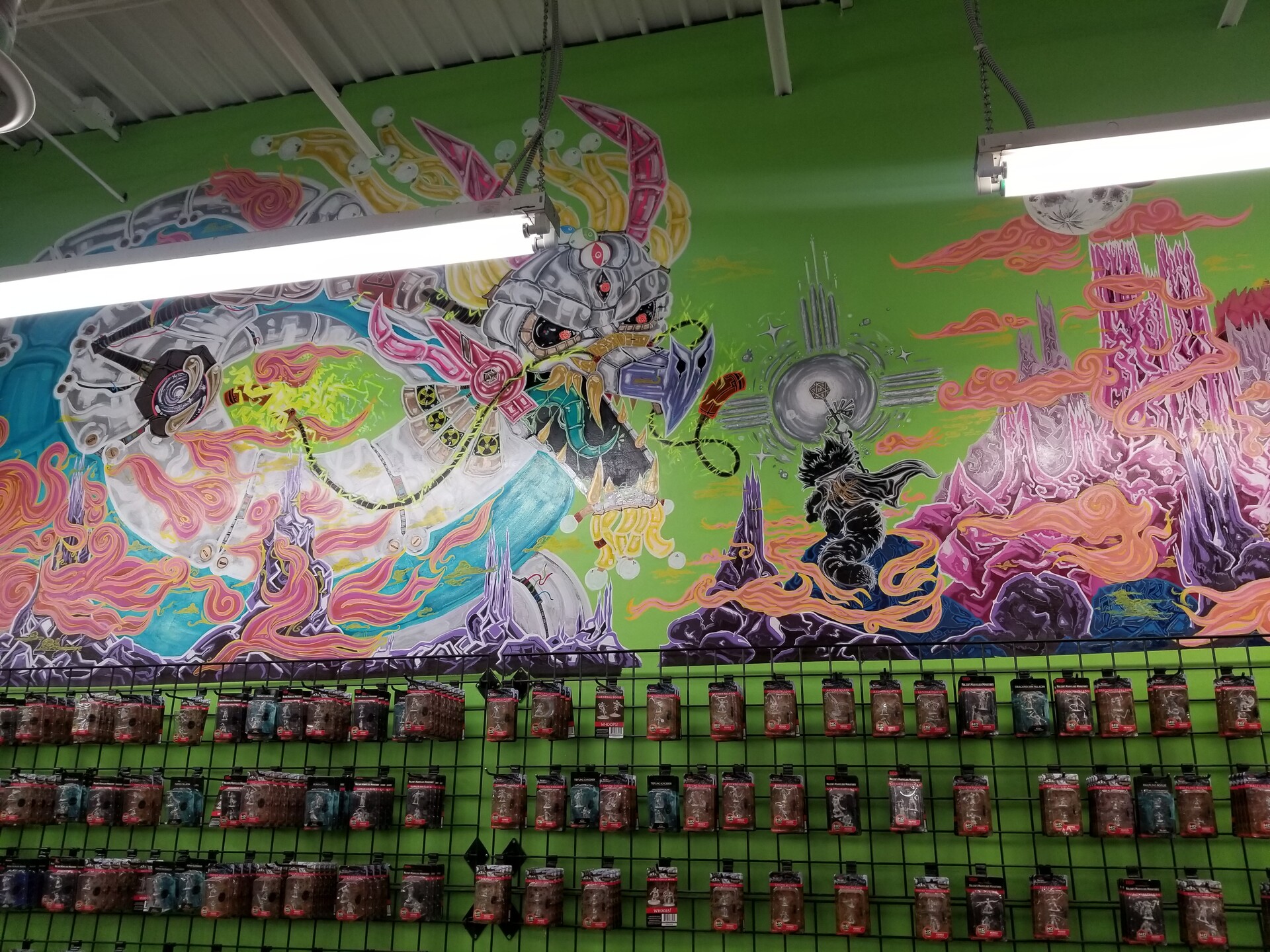 ArtStation - Comic shop Wall Mural (Completed)