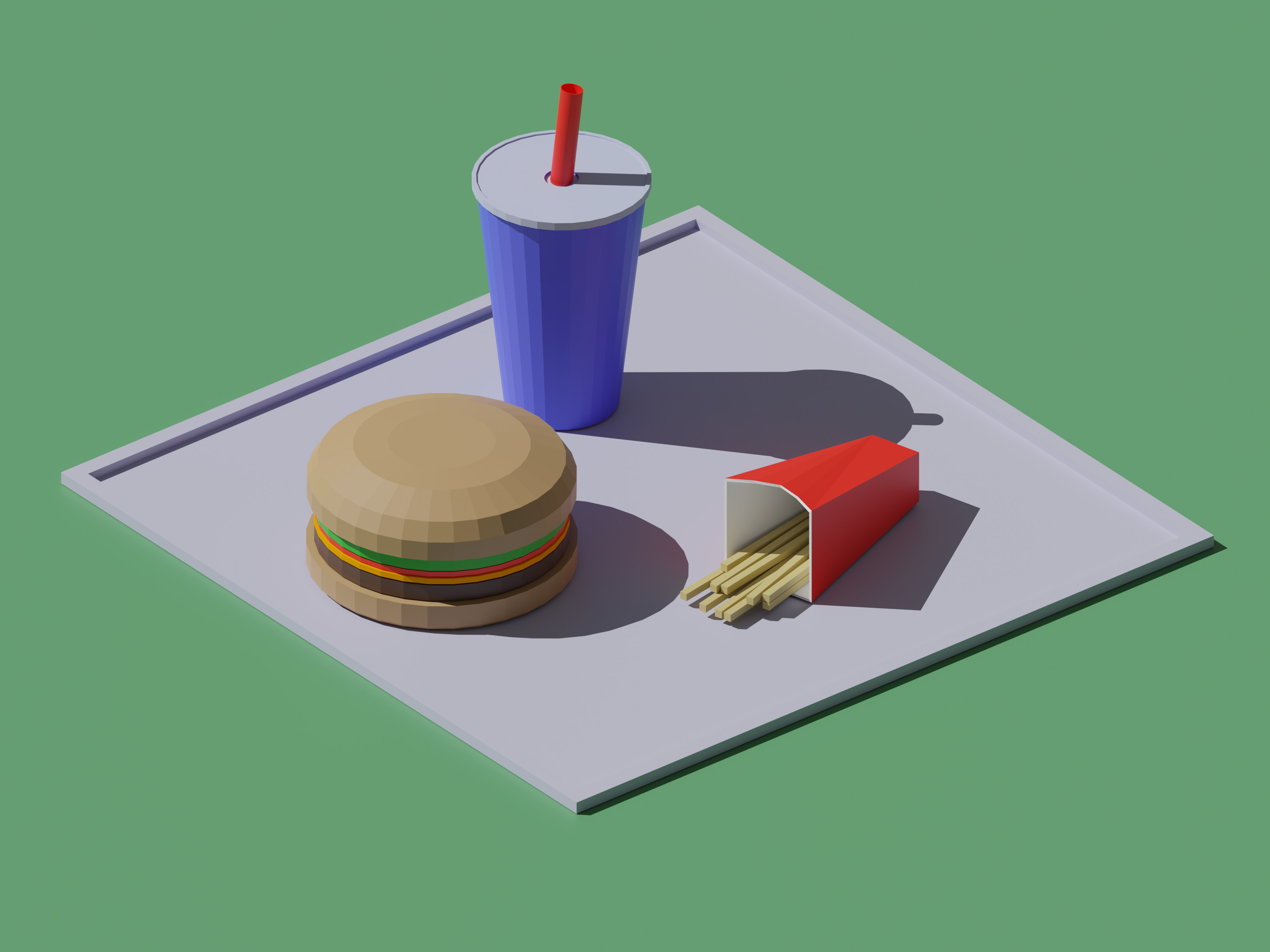 K Hanson - Burger Meal