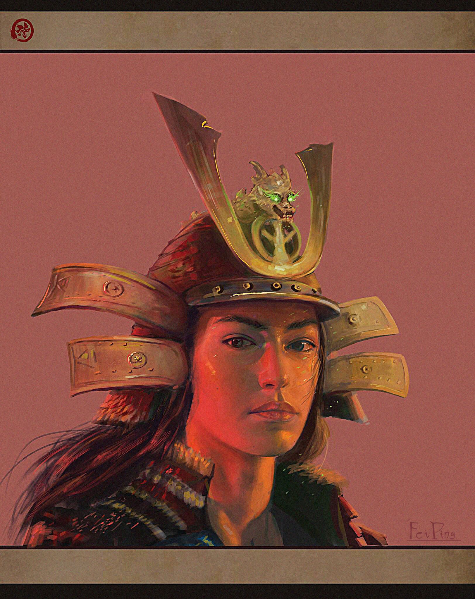 ArtStation - Samurai Portrait