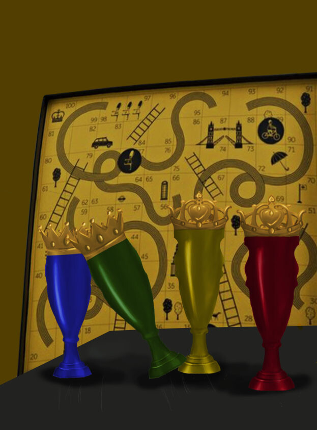 ArtStation - Snake & Ladder Game Coins