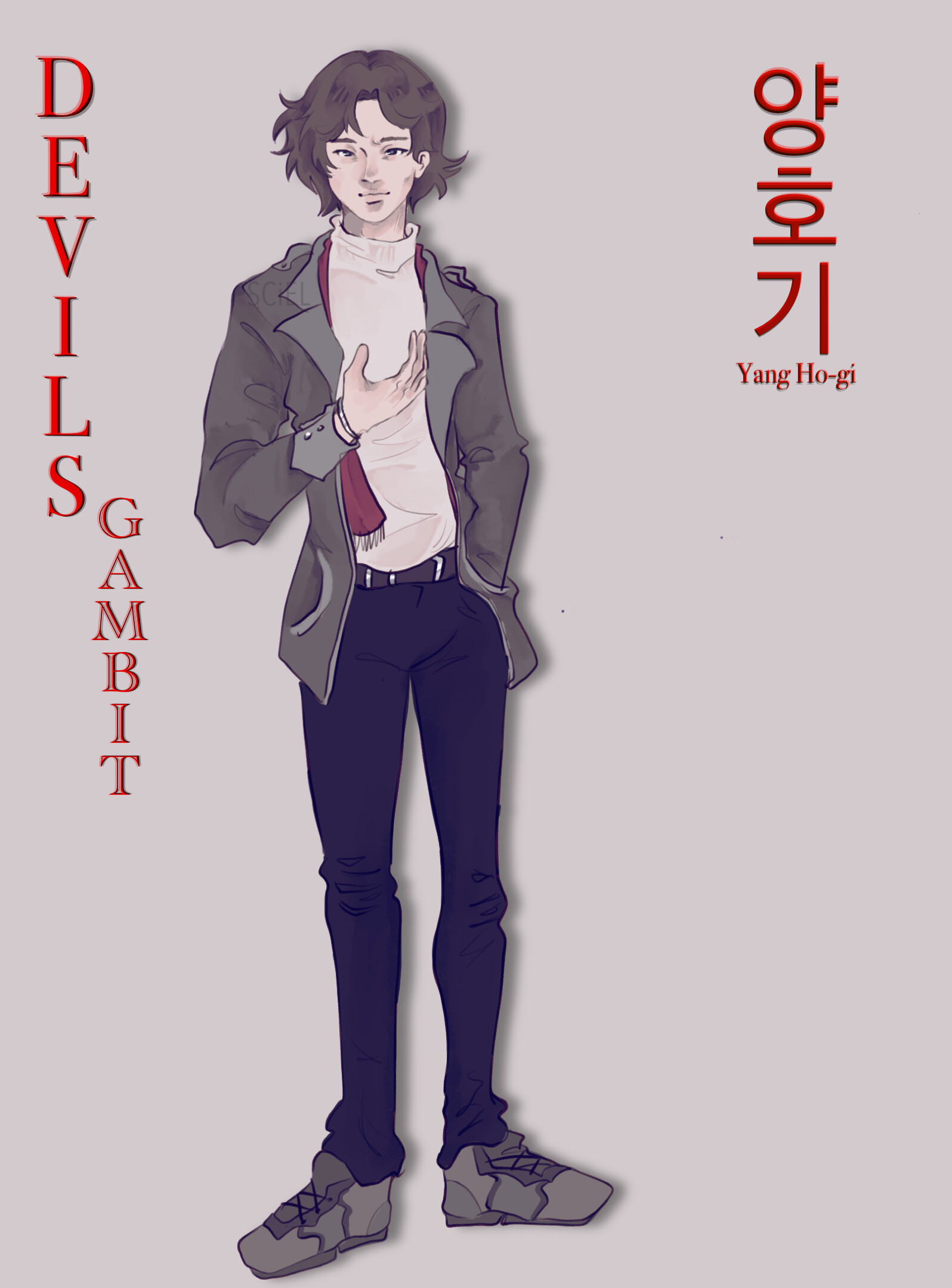 ArtStation - Devils gambit character sheet #1