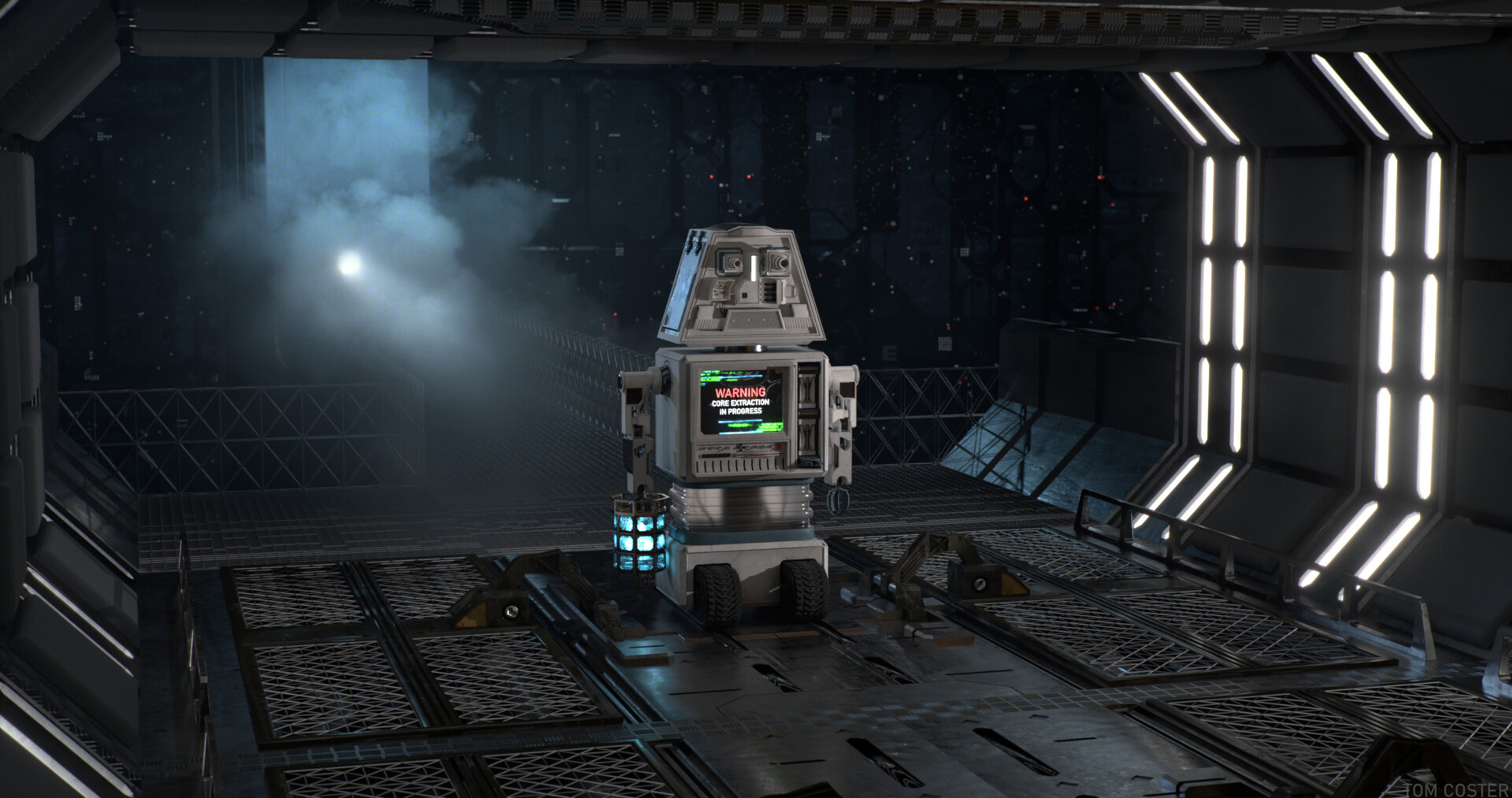 ArtStation - Hubert the maintenance robot