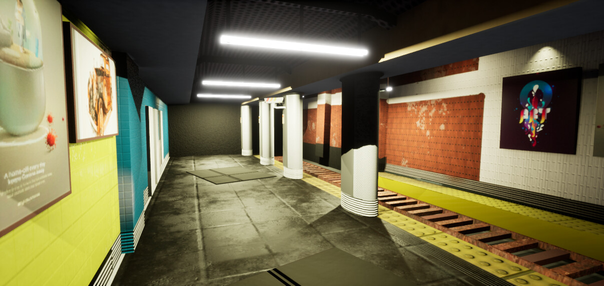 ArtStation - Subway Environment