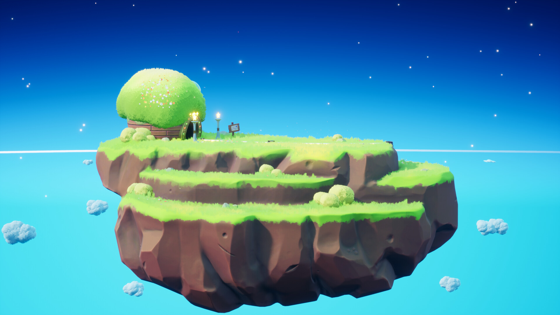 comet observatory wallpaper