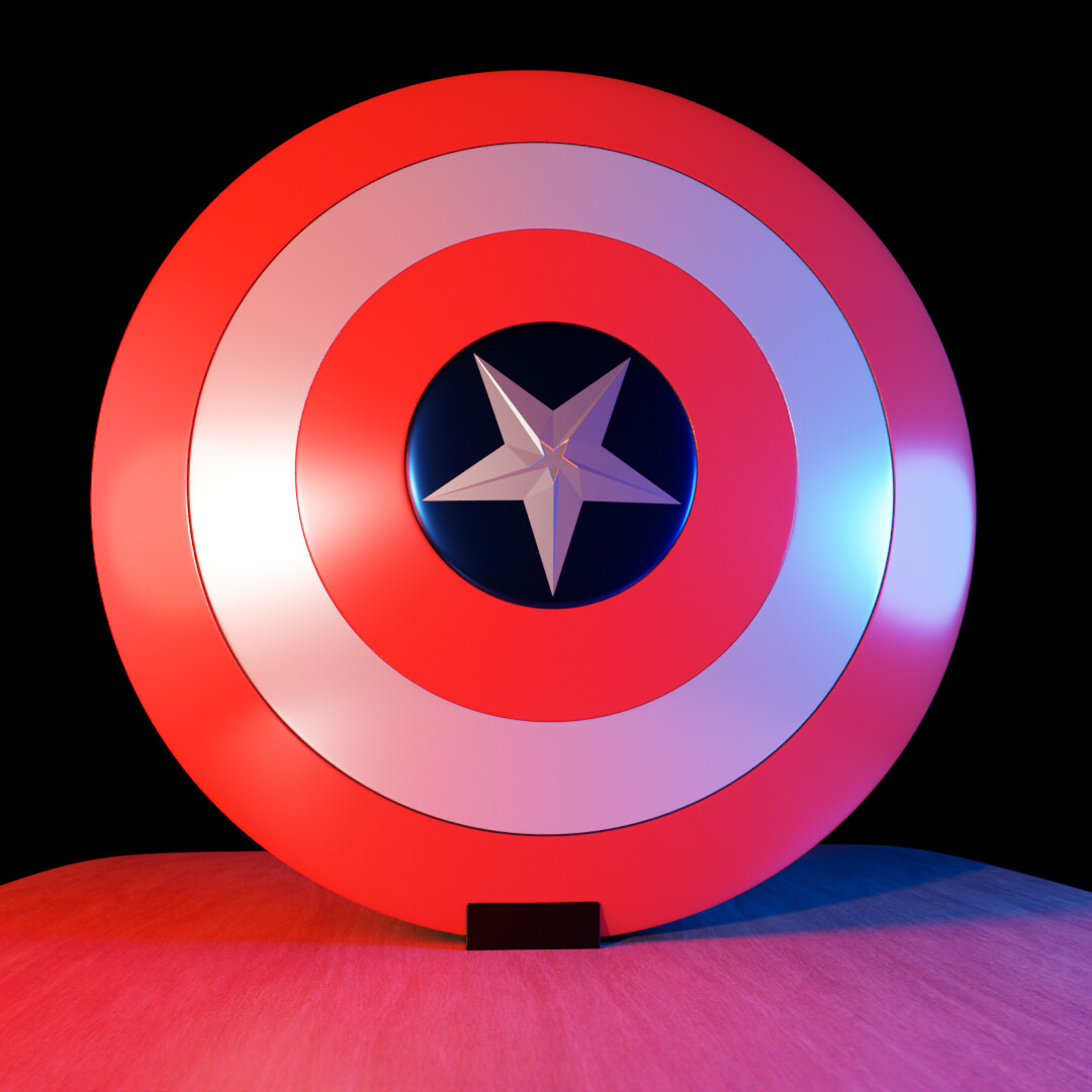 ArtStation - Captain America Shield