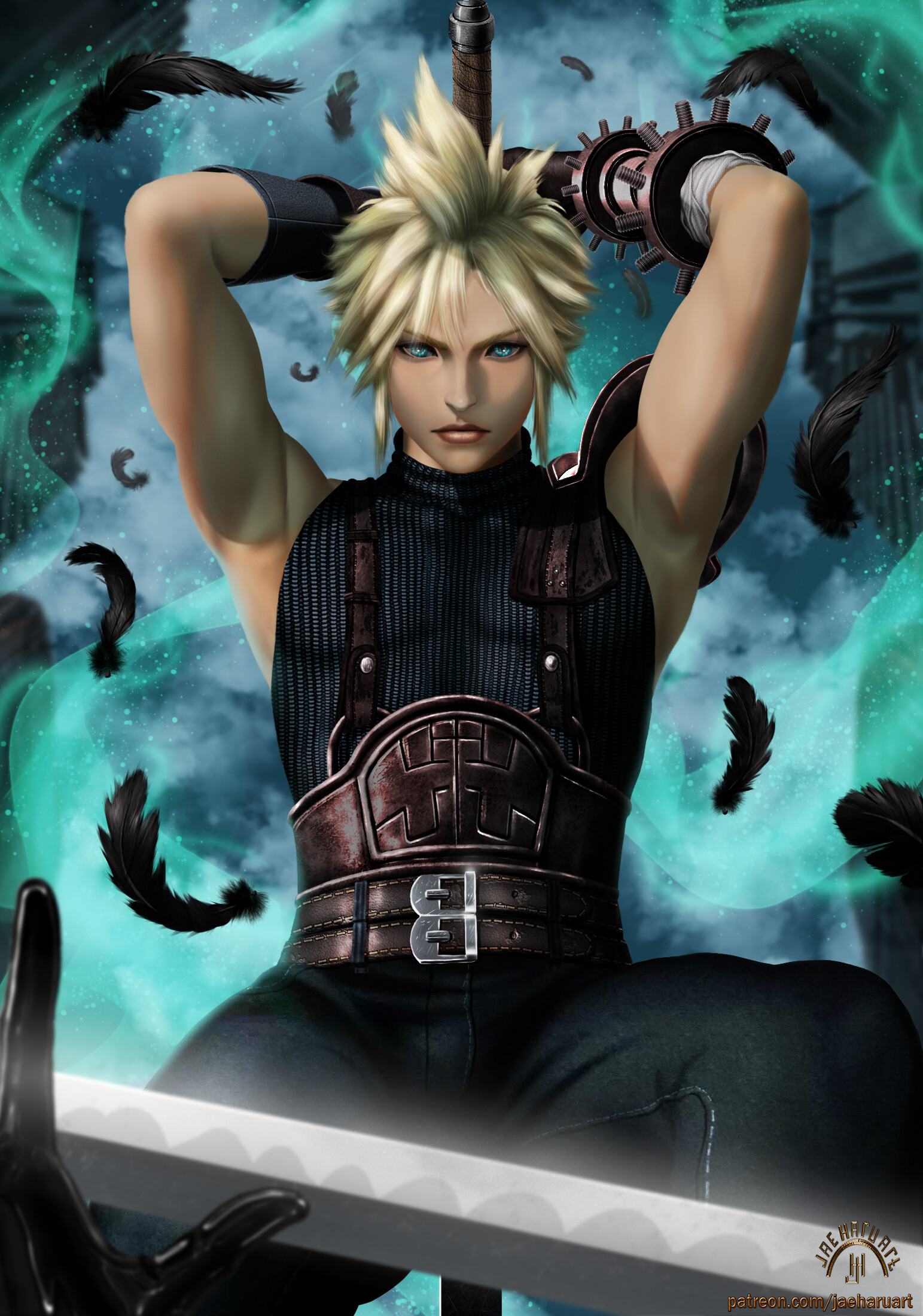 ArtStation - Final Fantasy VII Remake - Cloud Strife