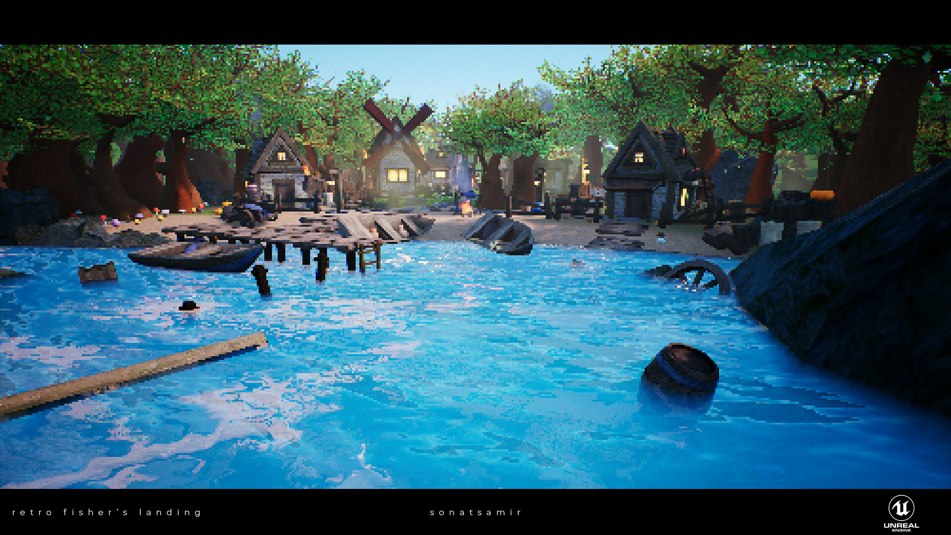 ArtStation - retro fisher's landing