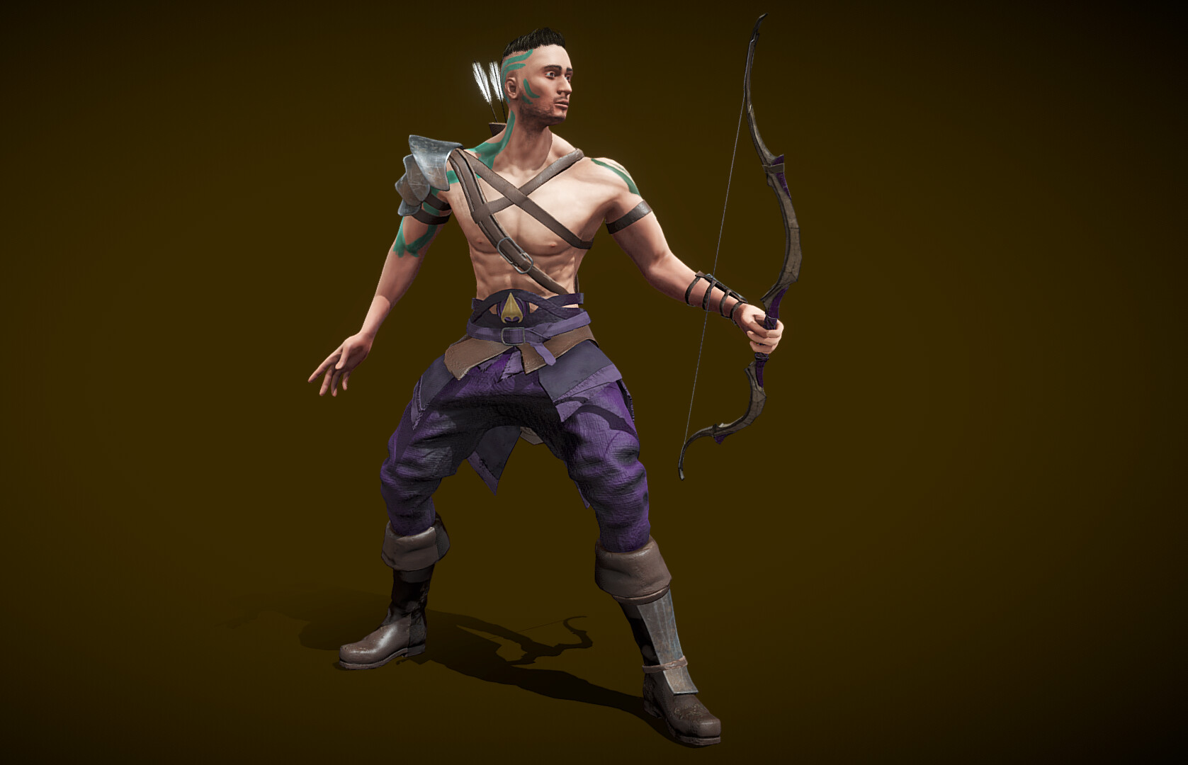 ArtStation - Lance (Male Archer)