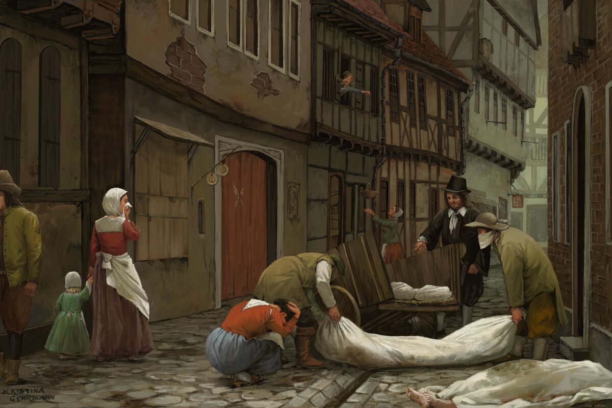 ArtStation - The Plague in London - 1665