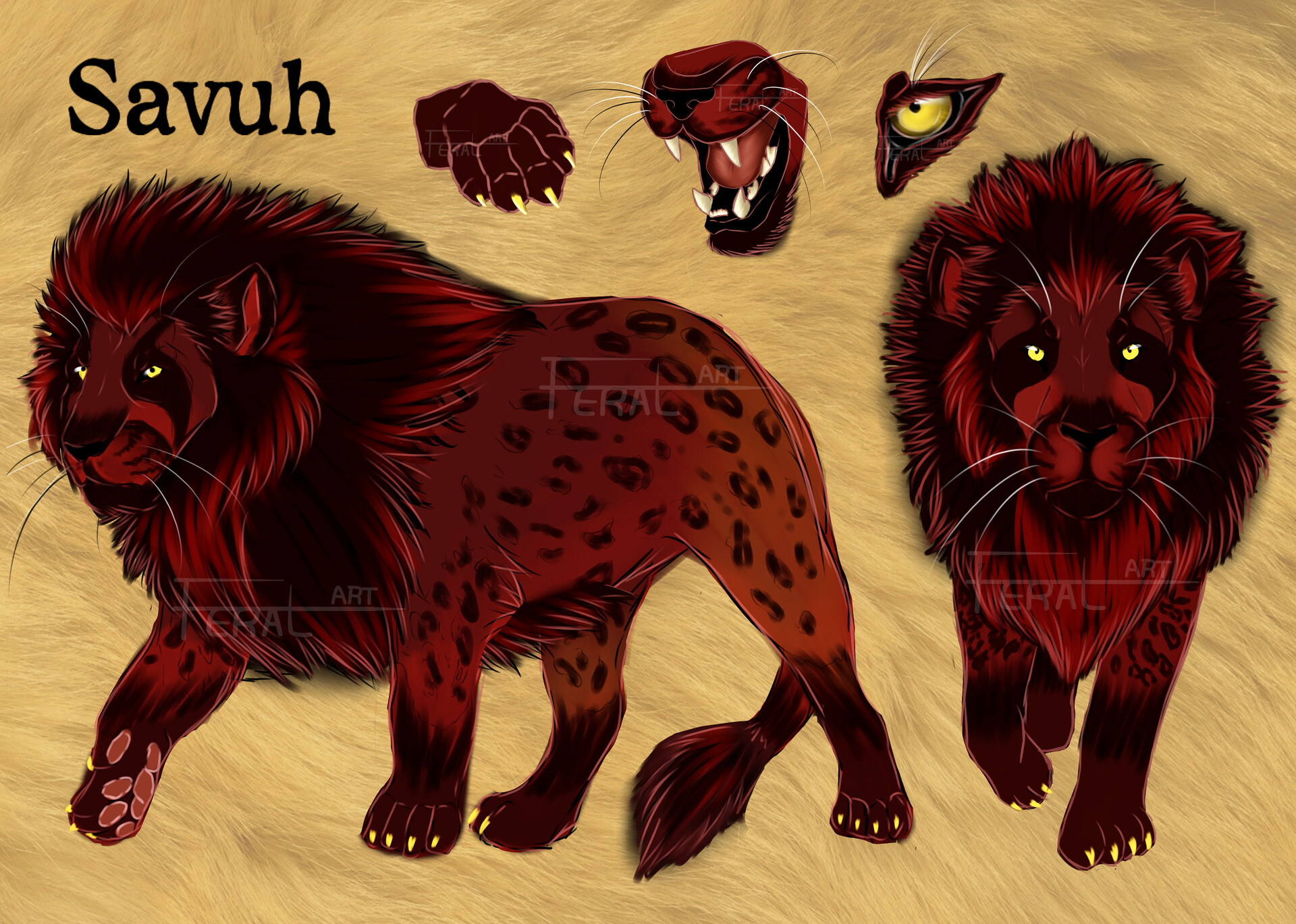 ArtStation - Savuh, Lion-Jaguar