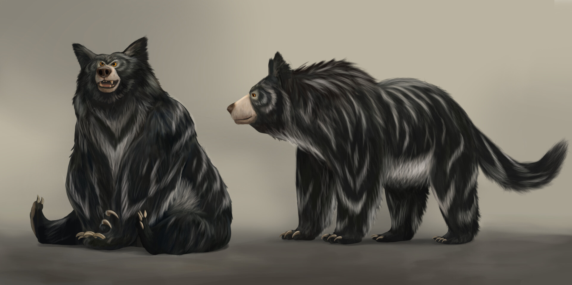 ArtStation - Slouch Bear & Squirrel