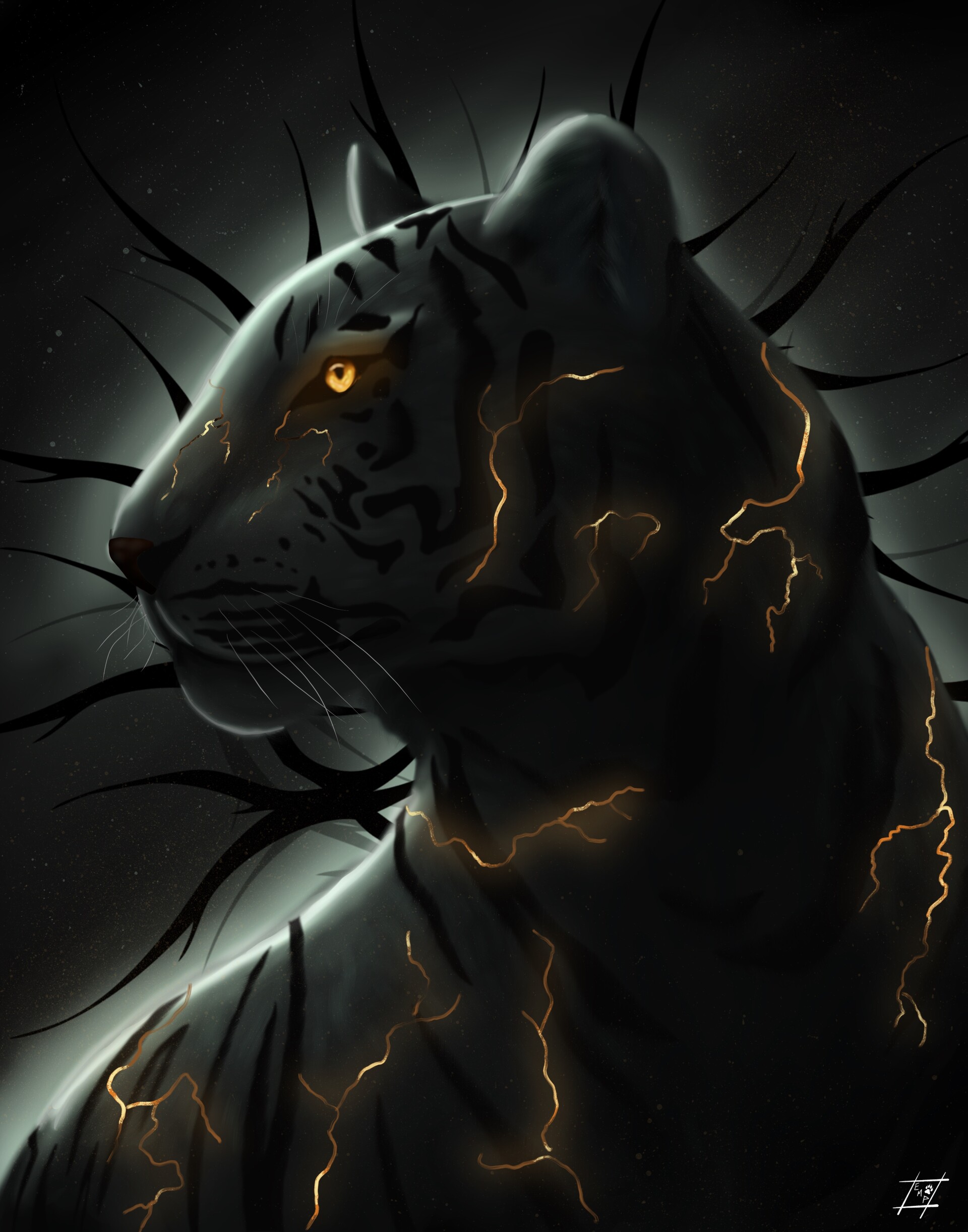 ArtStation - Kintsugi Tiger
