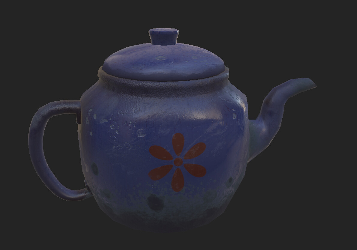 ArtStation - Tuareg tea pot