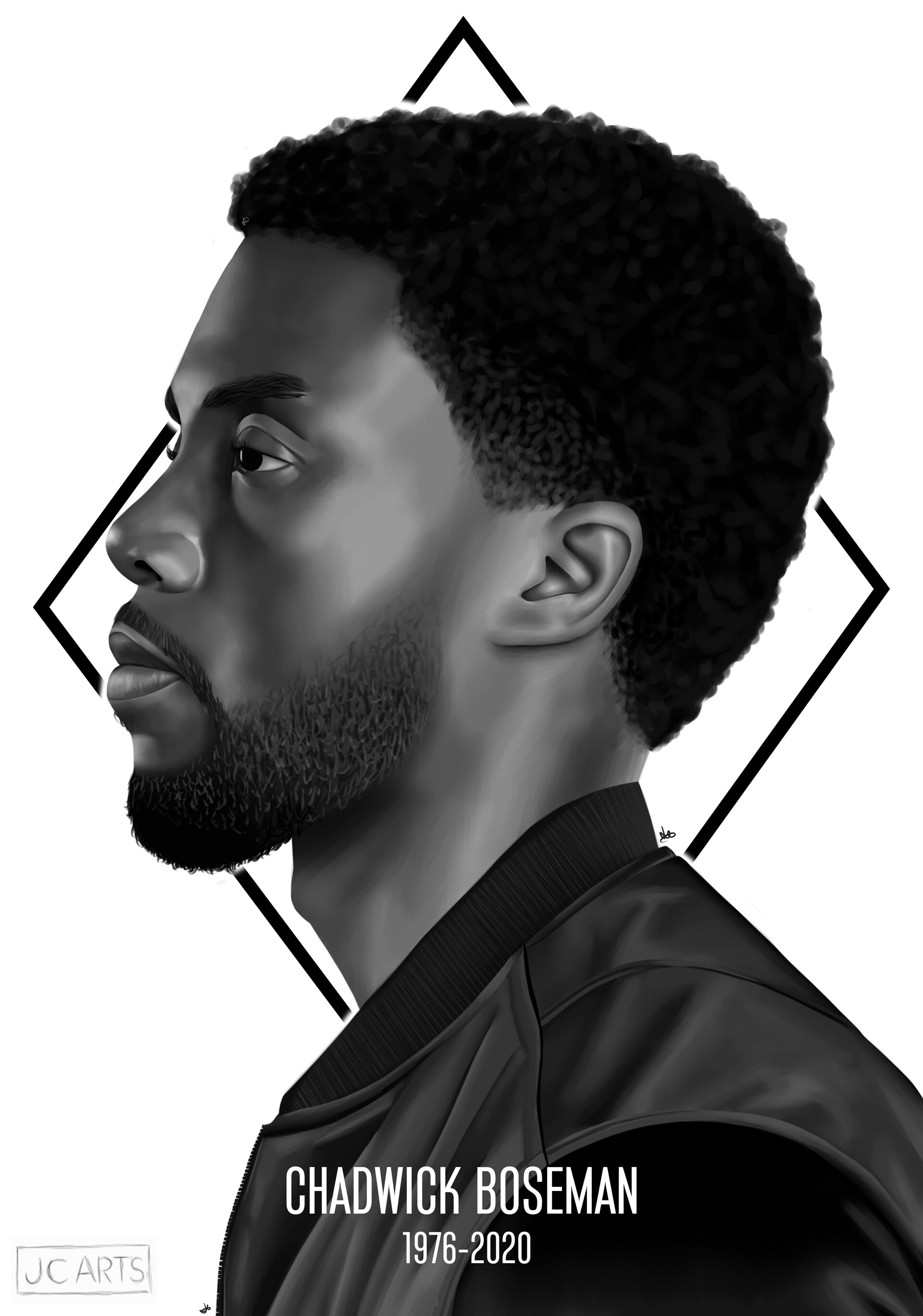ArtStation - Chadwick Boseman Tribute