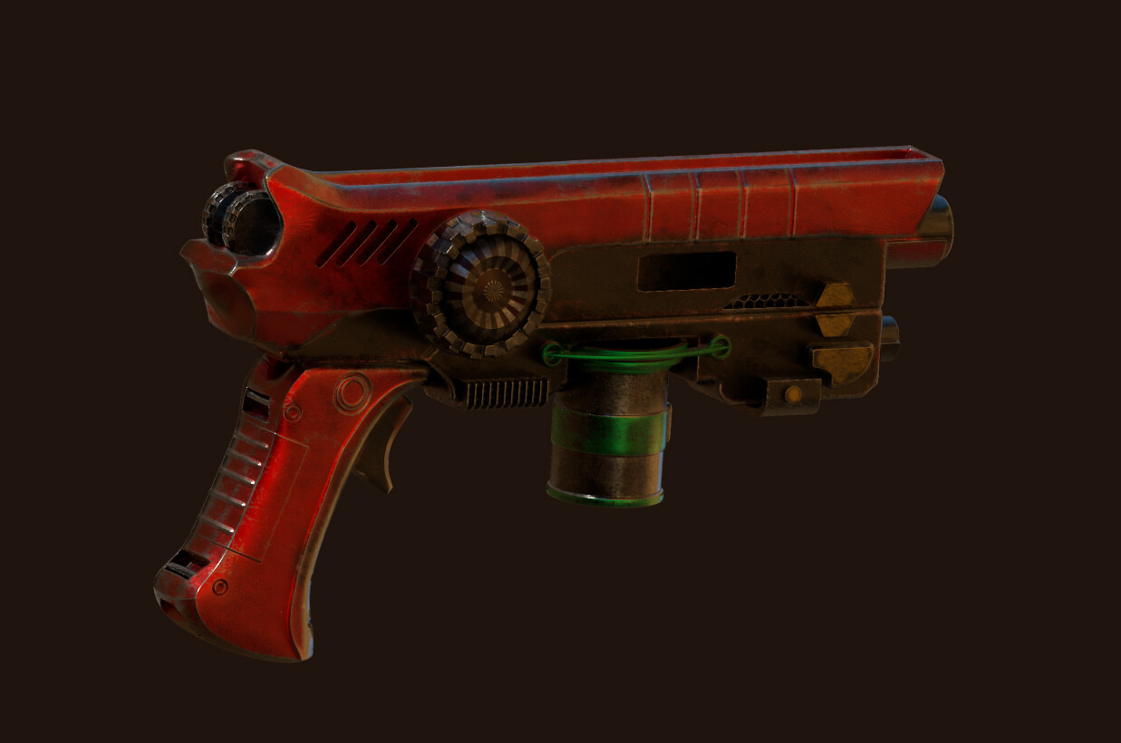 ArtStation - Weapon - Poison gun