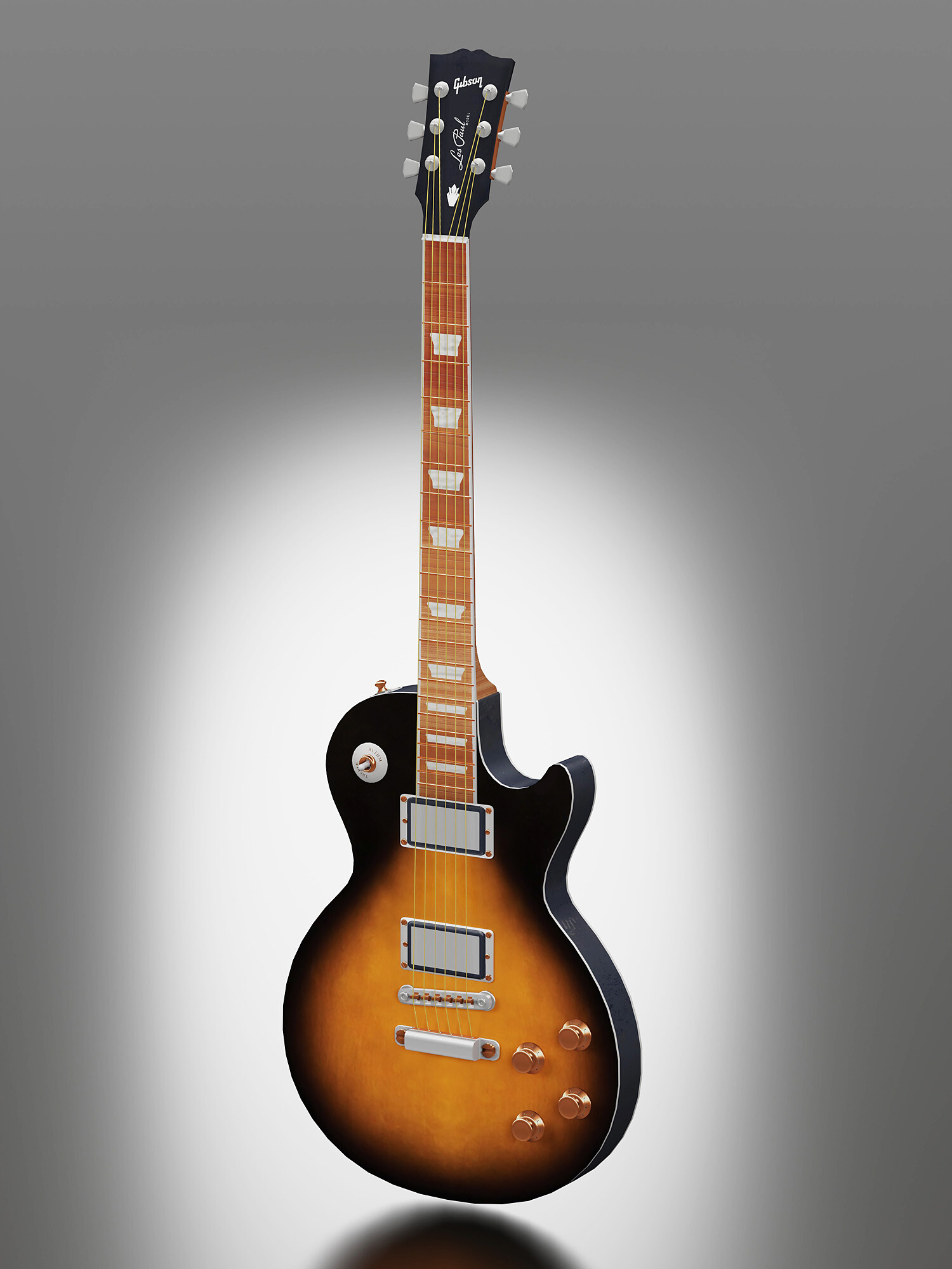 ArtStation - The model of the Gibson Les Paules guitar.