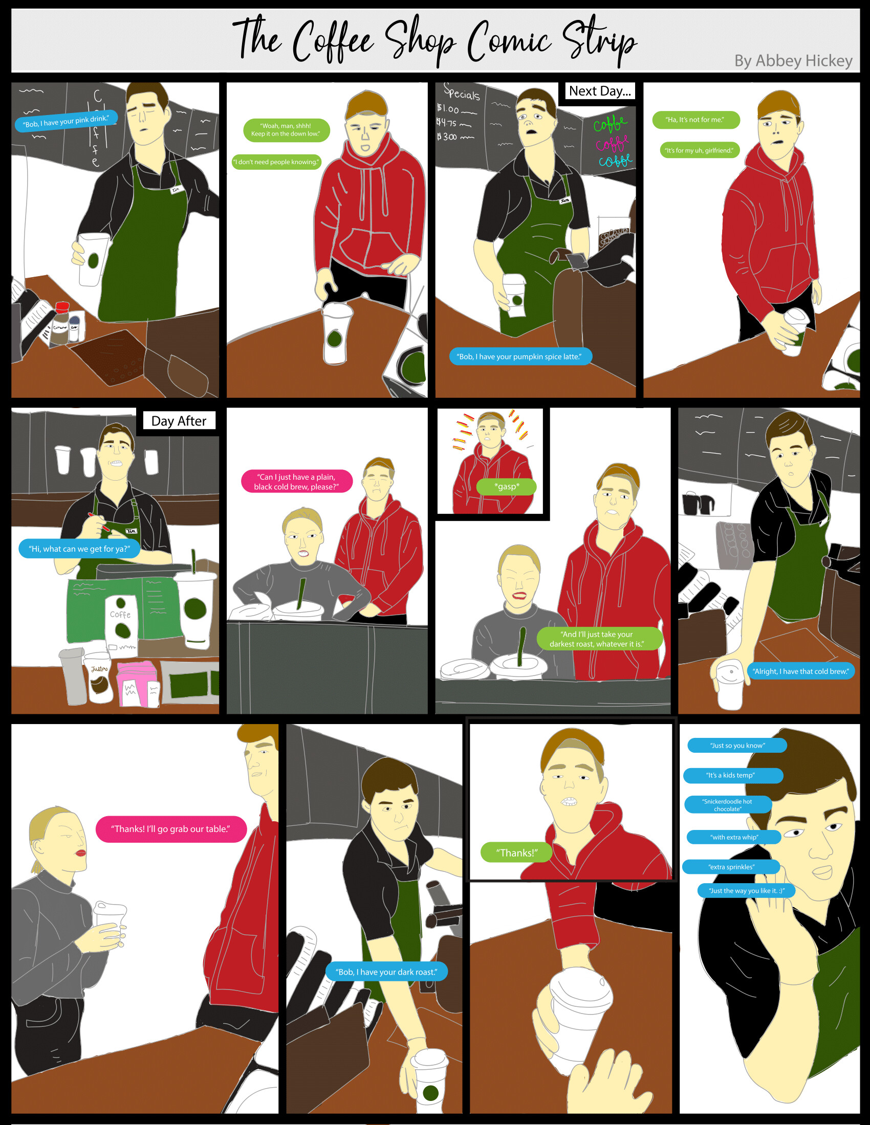 ArtStation - The Coffee Shop Comic