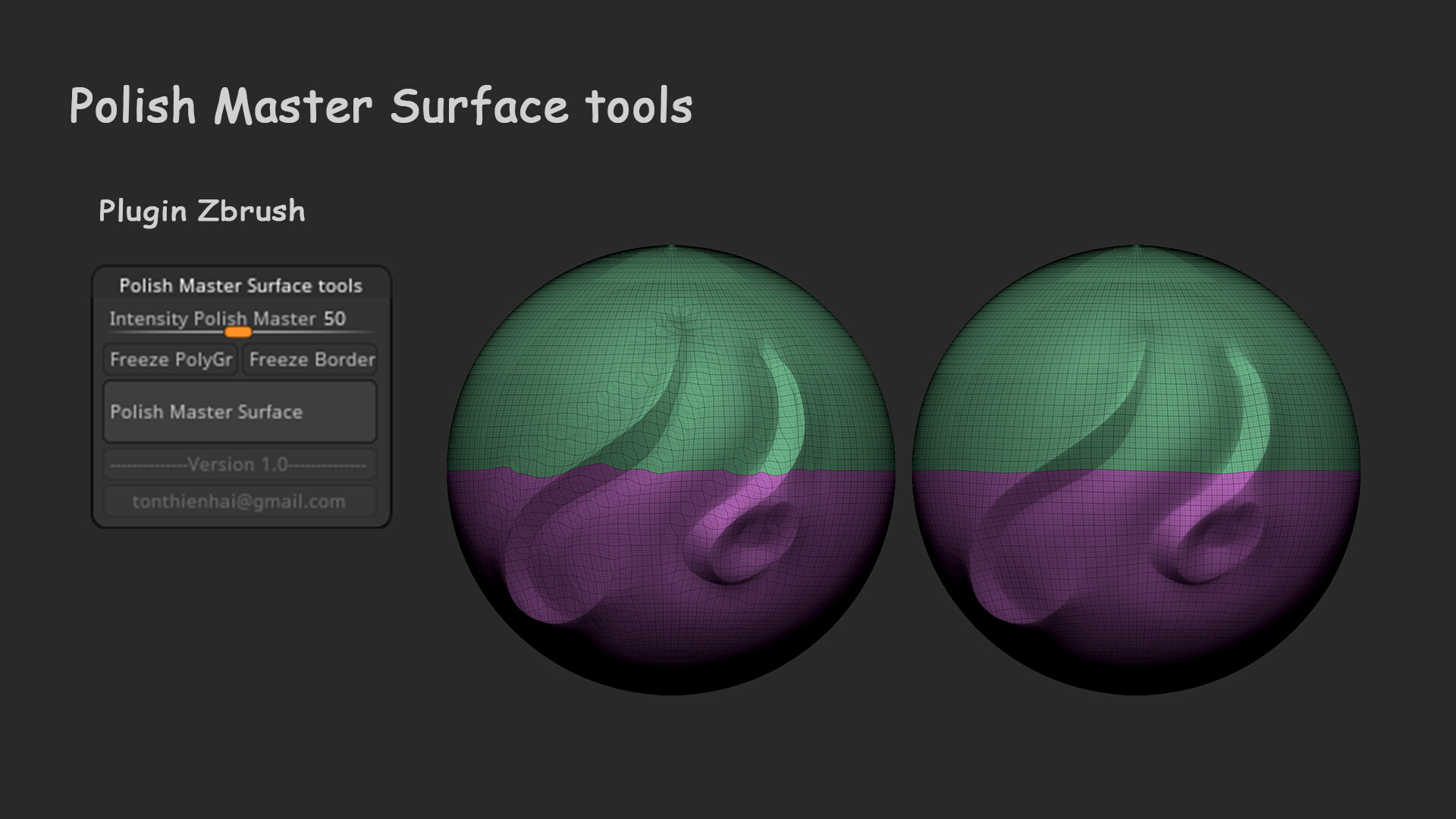 ArtStation - Polish Master Surface tools plugin for Zbrush