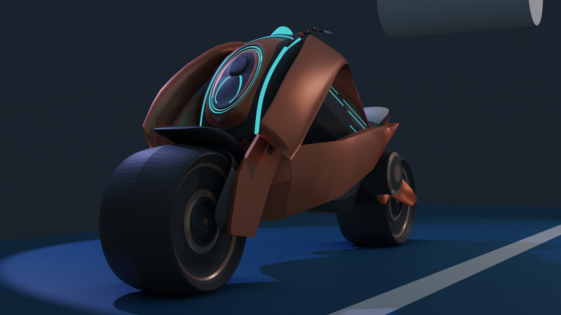 ArtStation - Sci-Fi Bike - Blender Personal Work