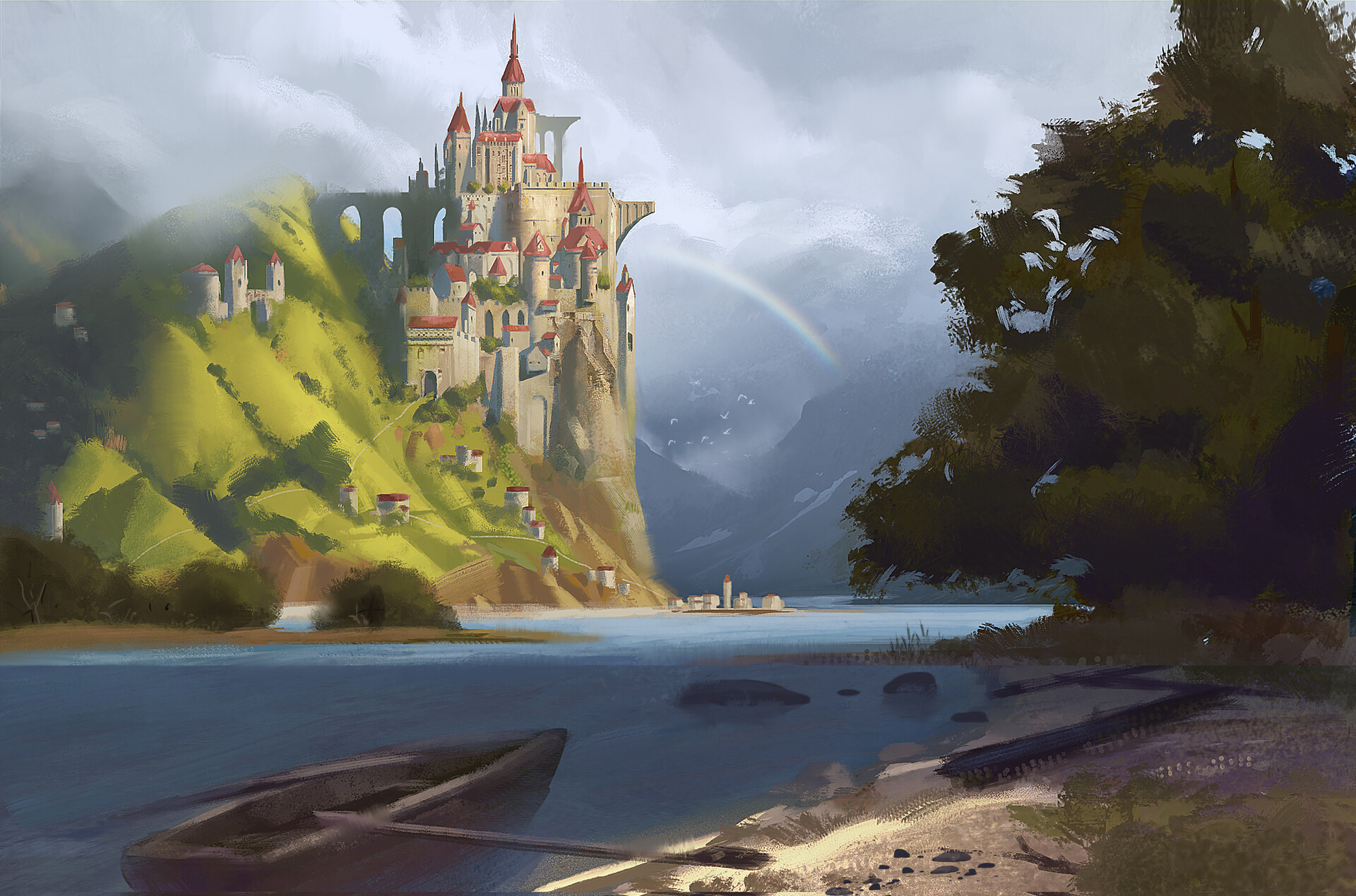 ArtStation - Castle on the Hill