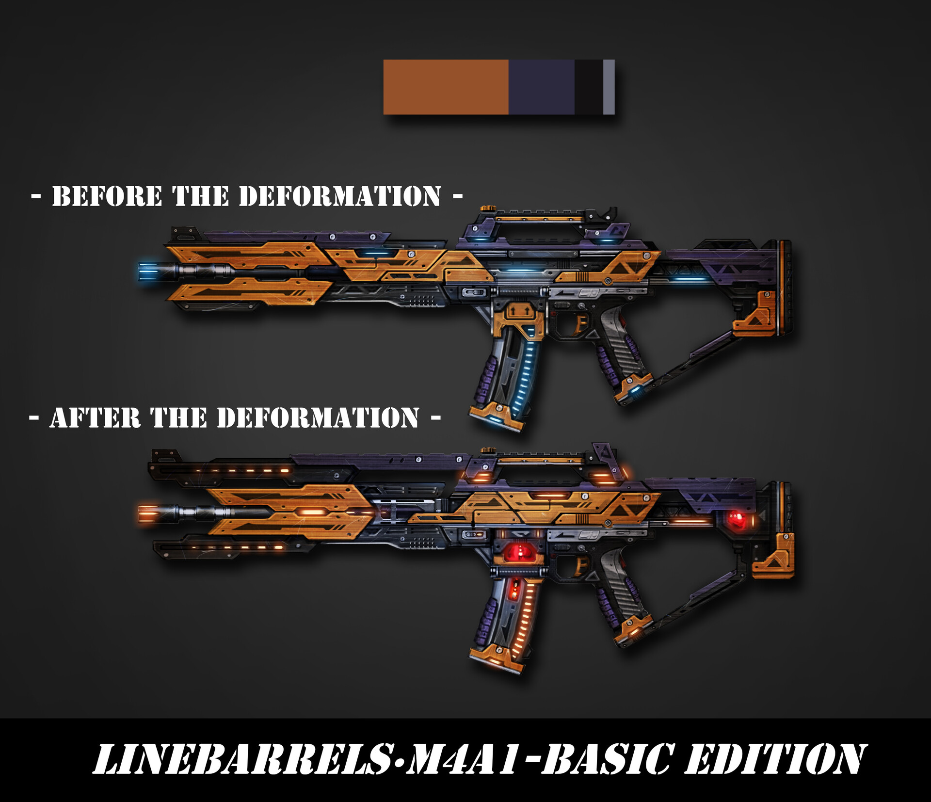 ArtStation - Linebarrels·M4A1-Basic Edition