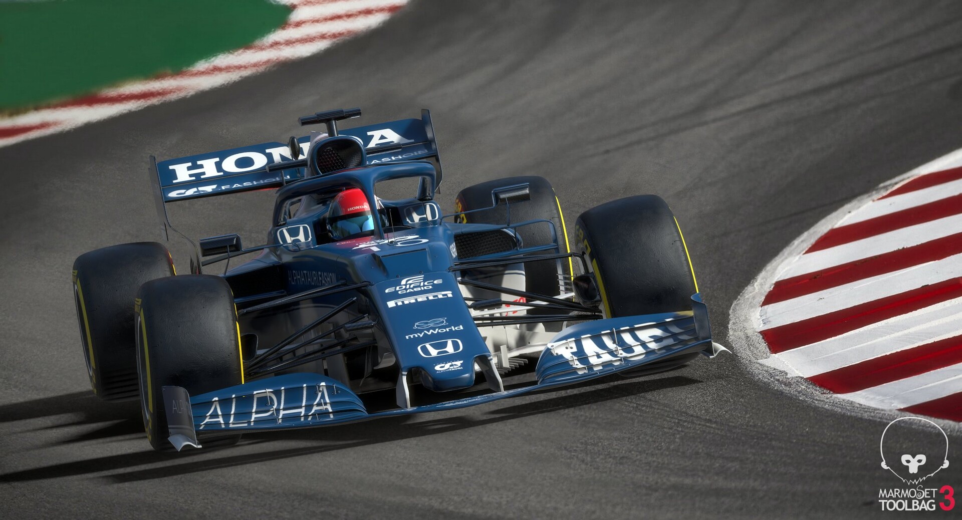 OpticalDreamSoft - Alpha Tauri F1 2021 AT02 Formula 1 3D model