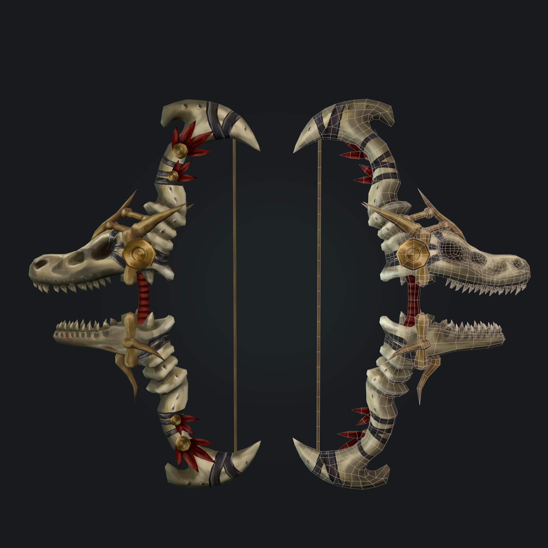 ArtStation - Stylized bow