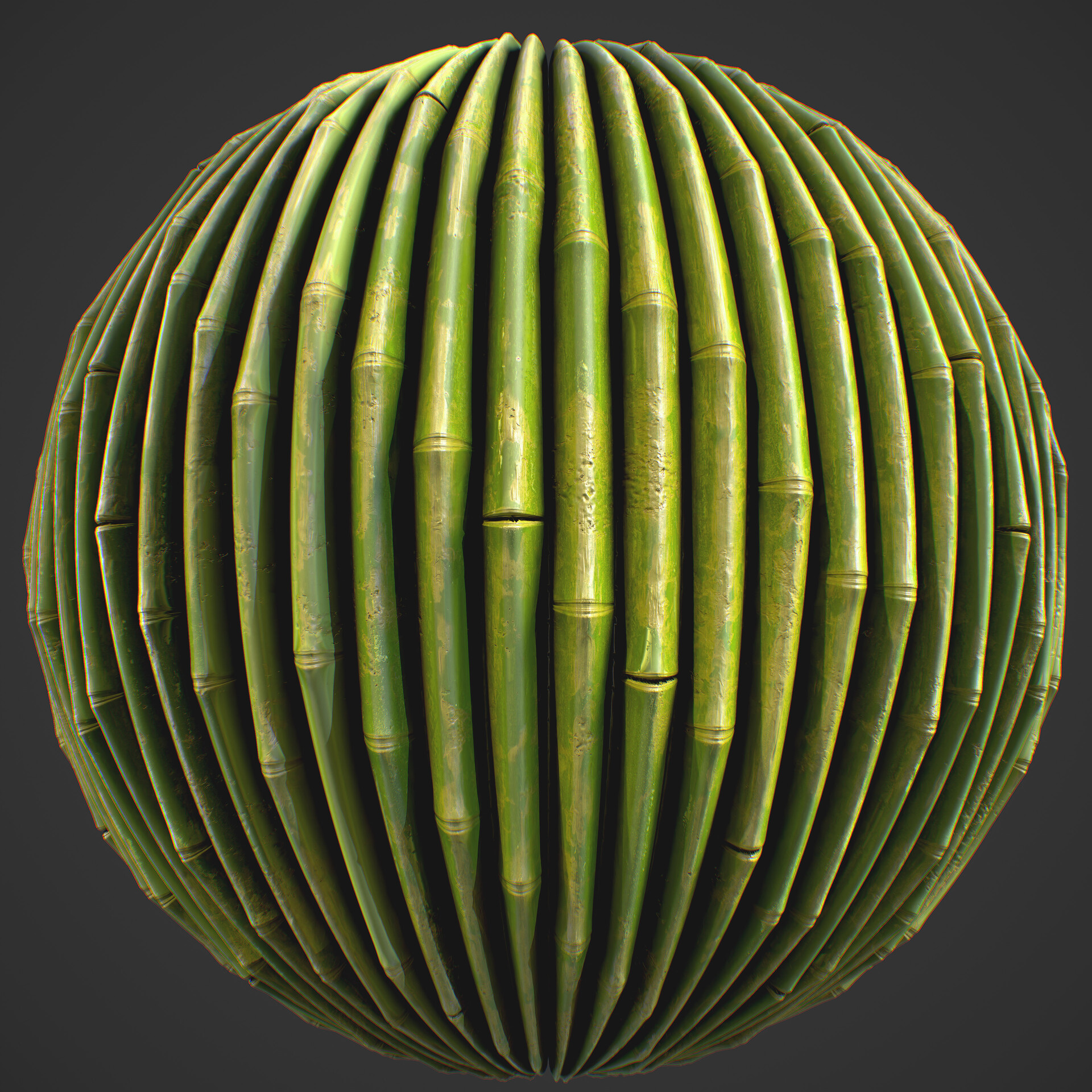ArtStation - Bamboo Wall Substance Designer