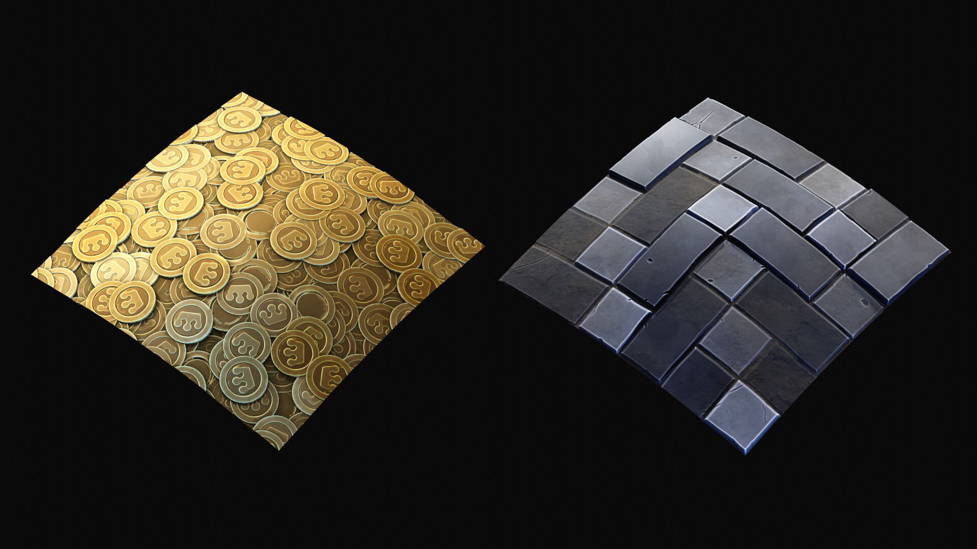Dmitriy Shchukin - Stylized Materials for dungeon Part 1