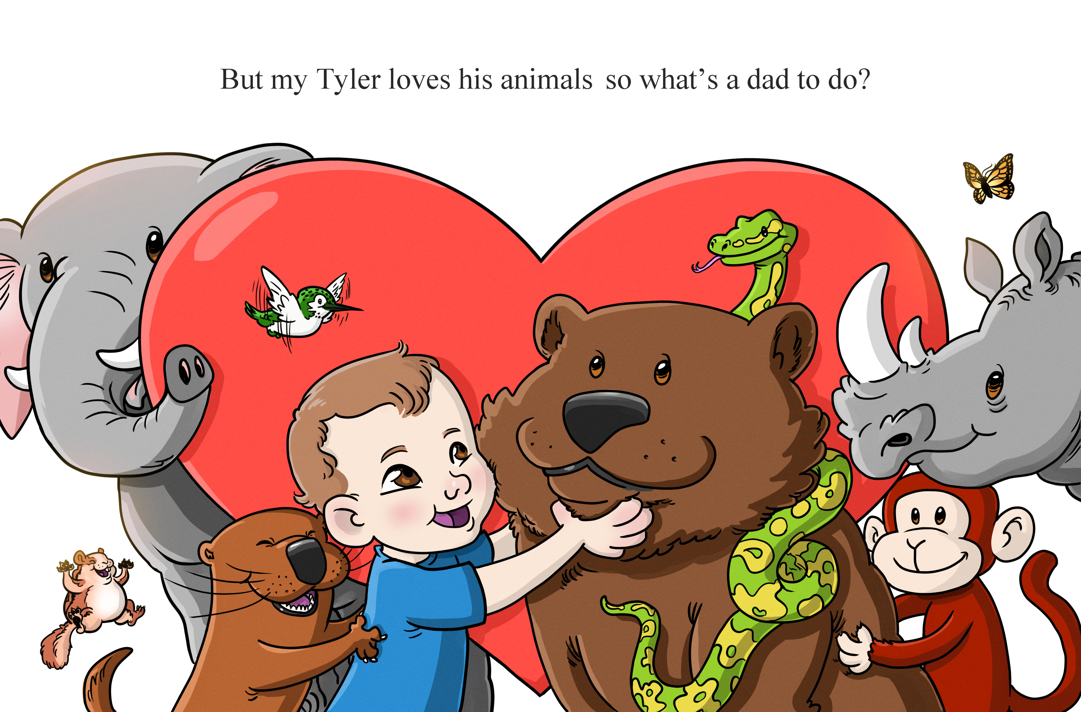 Children's books by Jared Salmond - Tyler's Animals