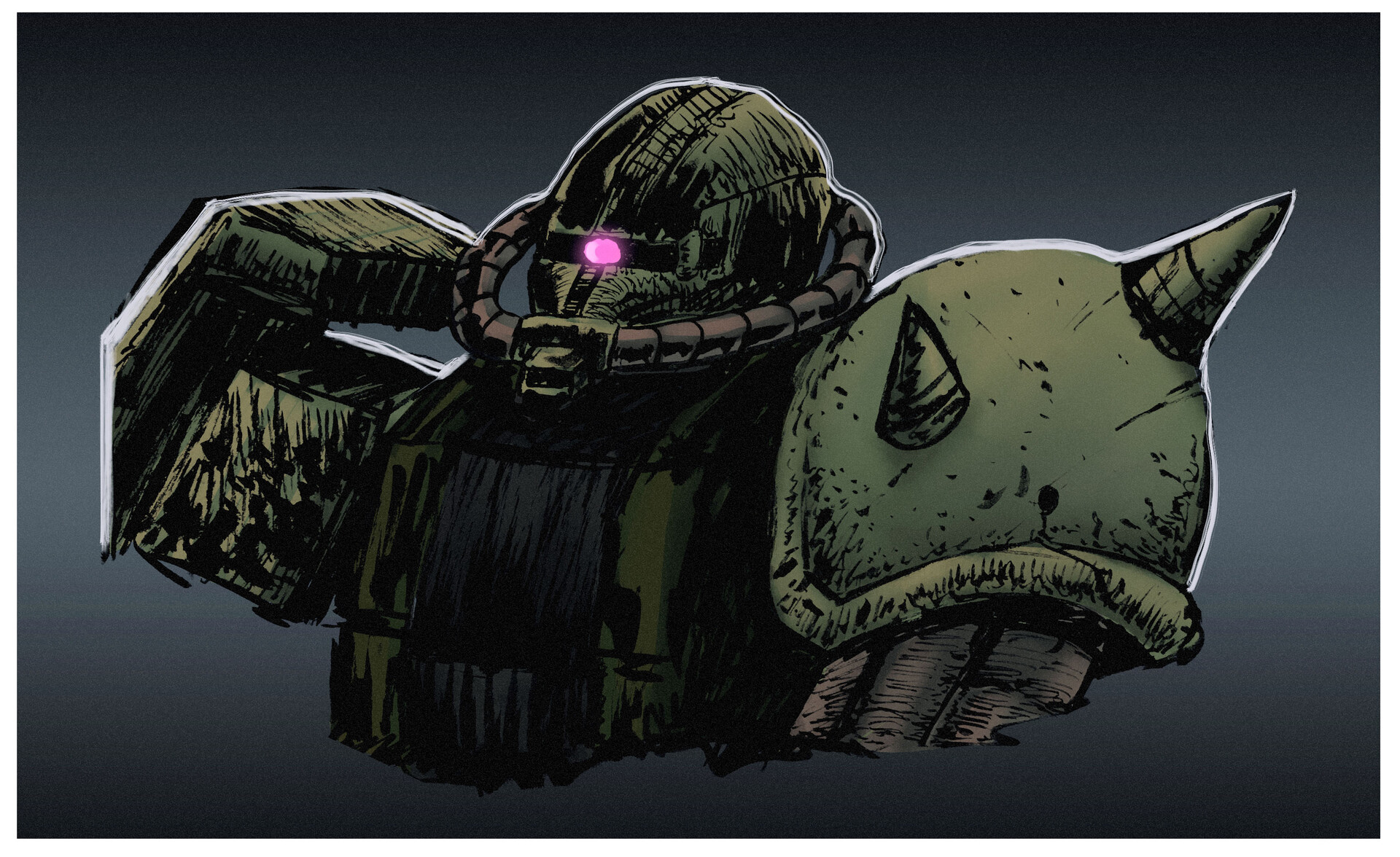 ArtStation - Zaku Fanart