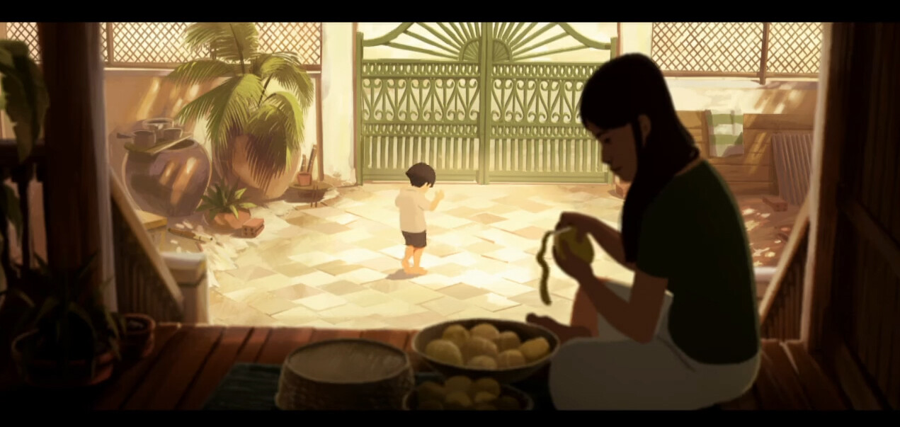 ArtStation - Funan trailer- color background