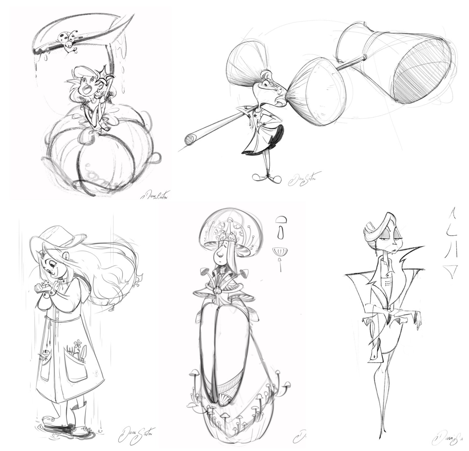 Daniela Sartori - Character Designs