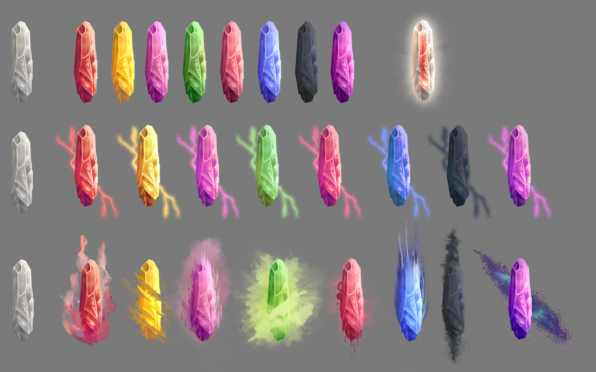 ArtStation - Gemstone UI Pieces