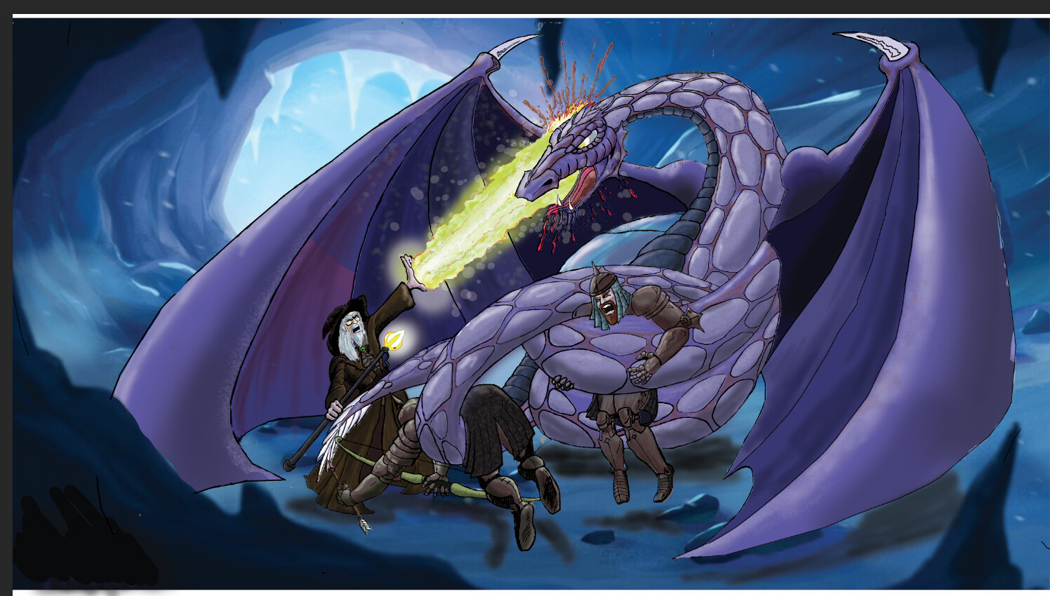 Christian Blochinger - IceWyrm (blue Dragon)