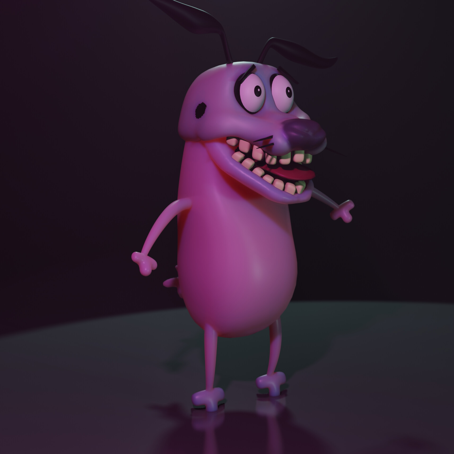 Utkarsh Raut - Courage the Cowardly Dog(Dark)