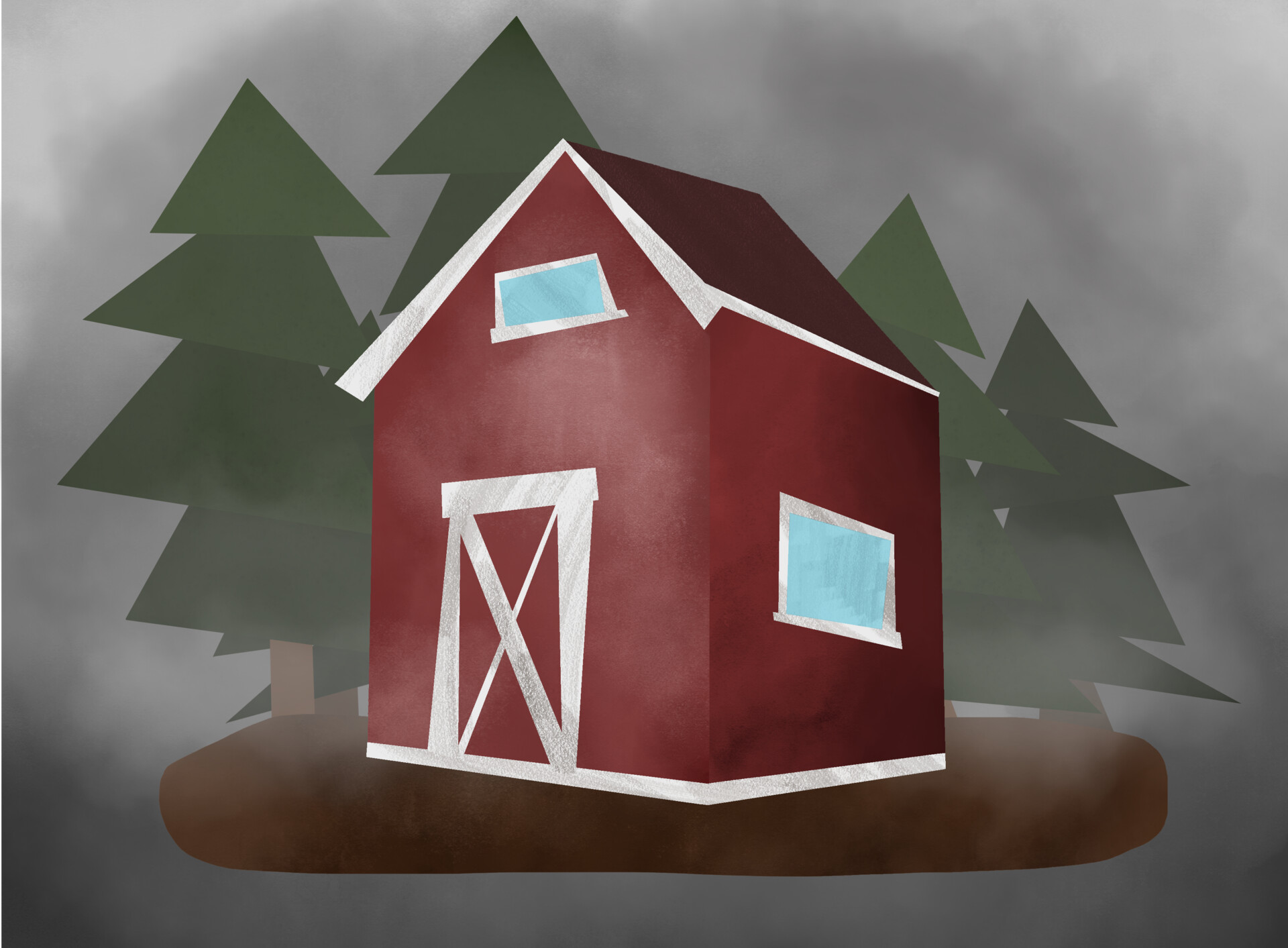 ArtStation - Barn Lasso Painting