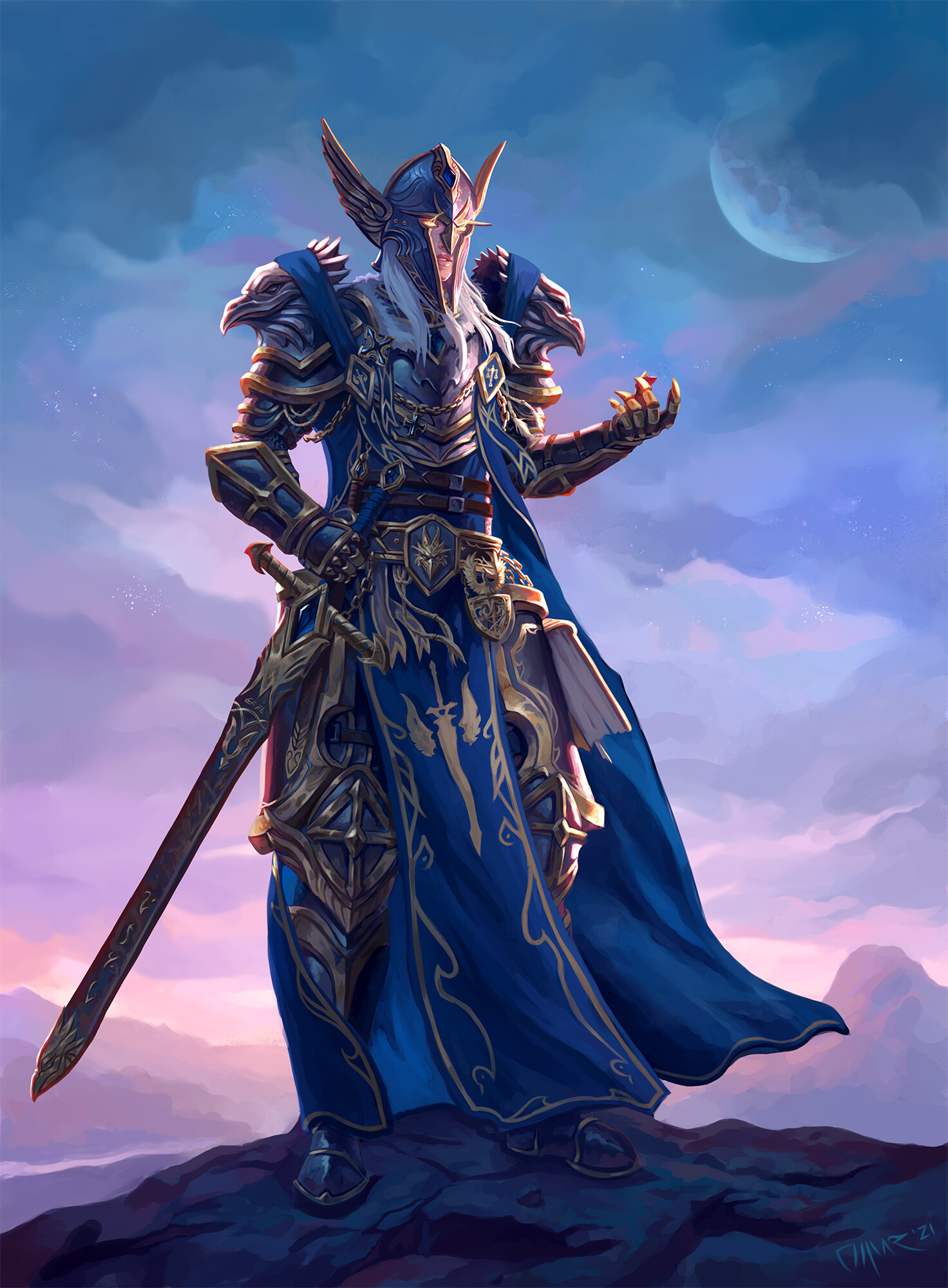 Omar Atef - The Paladin of Quel'Aranal - Commission